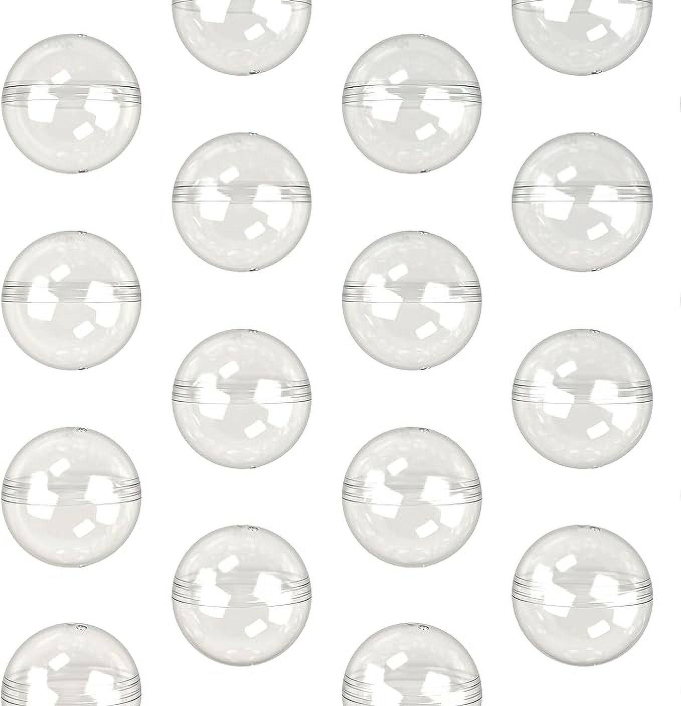 Vending Machine Capsules - 50 Pcs Toy Capsules - Clear 1.26 Inches ...