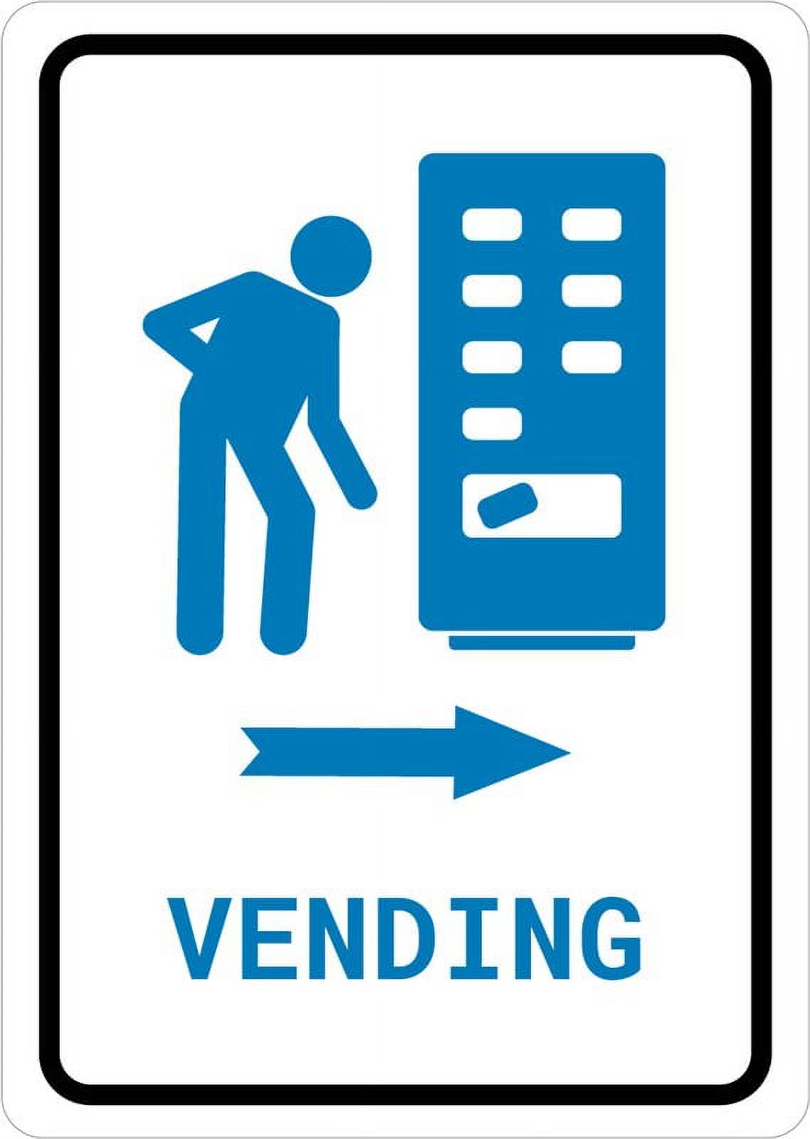 Vending Machine Right Arrow Retro Aluminum Sign Metal Tin Sign Vintage ...