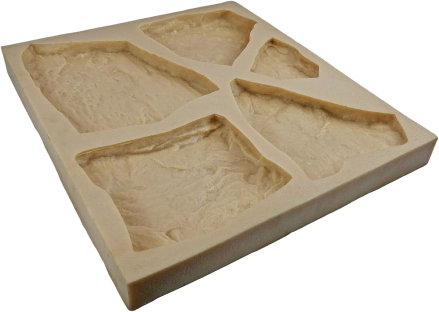 Veneer Stone Rubber Mold for Concrete or Plaster , Fieldstone Flats ...