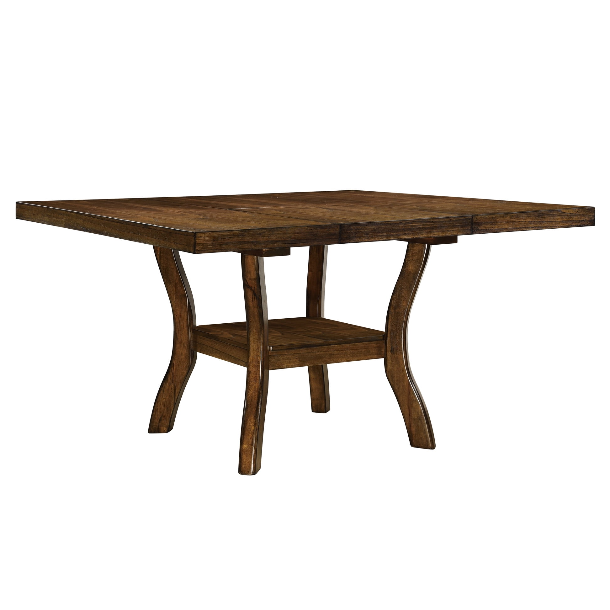 Veneer Wood Table For Dining, With Lower Display Shelf And Detachable ...