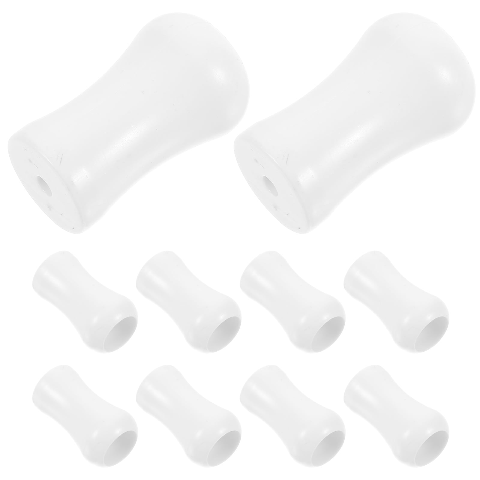 ifundom Curtain Cord Pulls Plastic Blind Pull Cord Knobs White 12pcs 0 ...