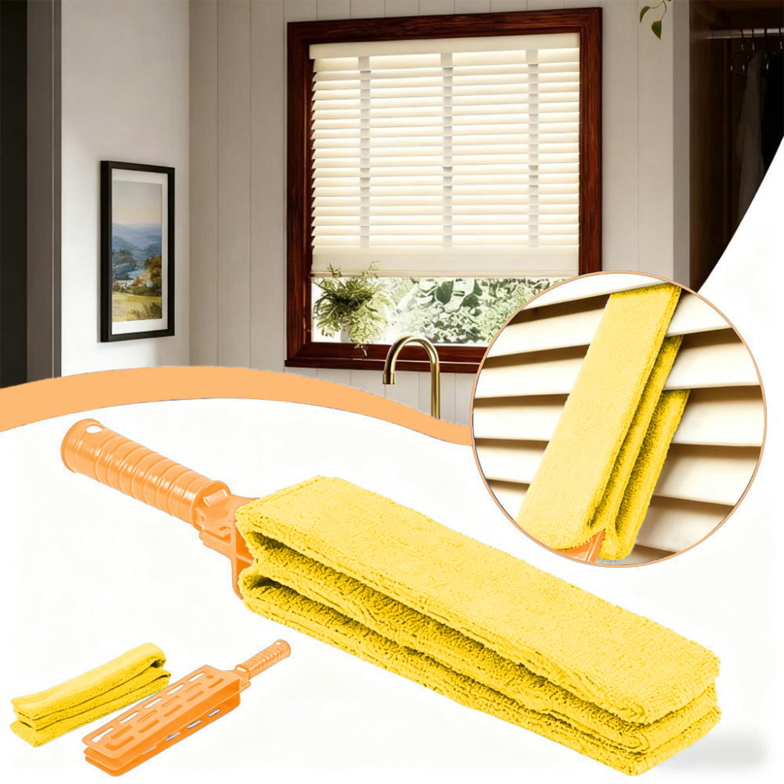 Venetian Blind Cleaning Brush for Window Slats and Vents, Handheld ...