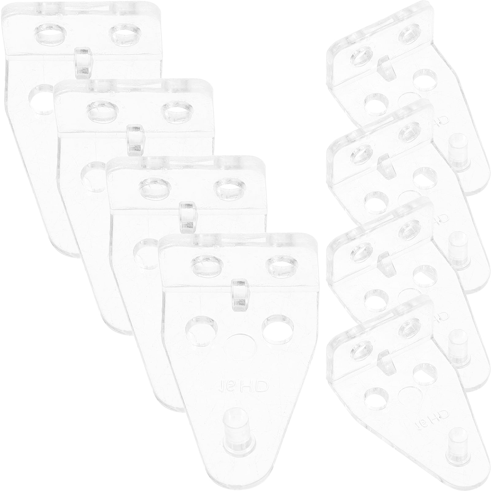 Eease 24 pcs Blind Bottom Rail Holder Hold Down Bracket Clear Blinds ...