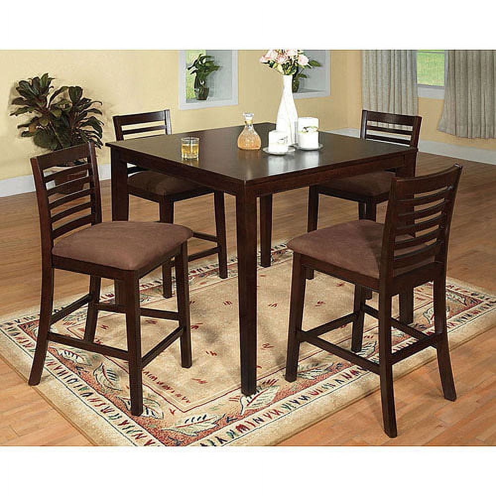 Venetian Eaton II 5-Piece Dining Set, Espresso - Walmart.com