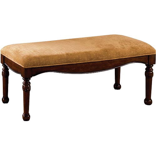 Venetian Halton Fabric Padded Bench, Cherry - Walmart.com