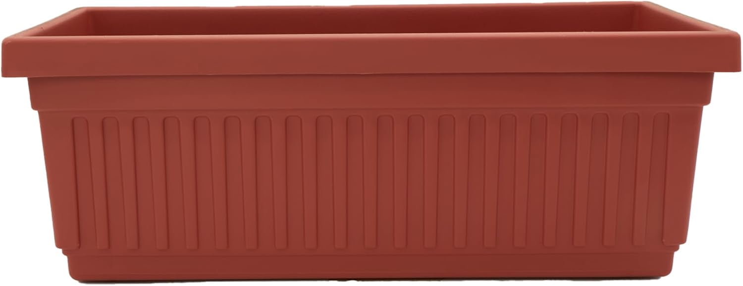 Venetian Window Planter Box w/Drain Plug - Long Planter Box for ...