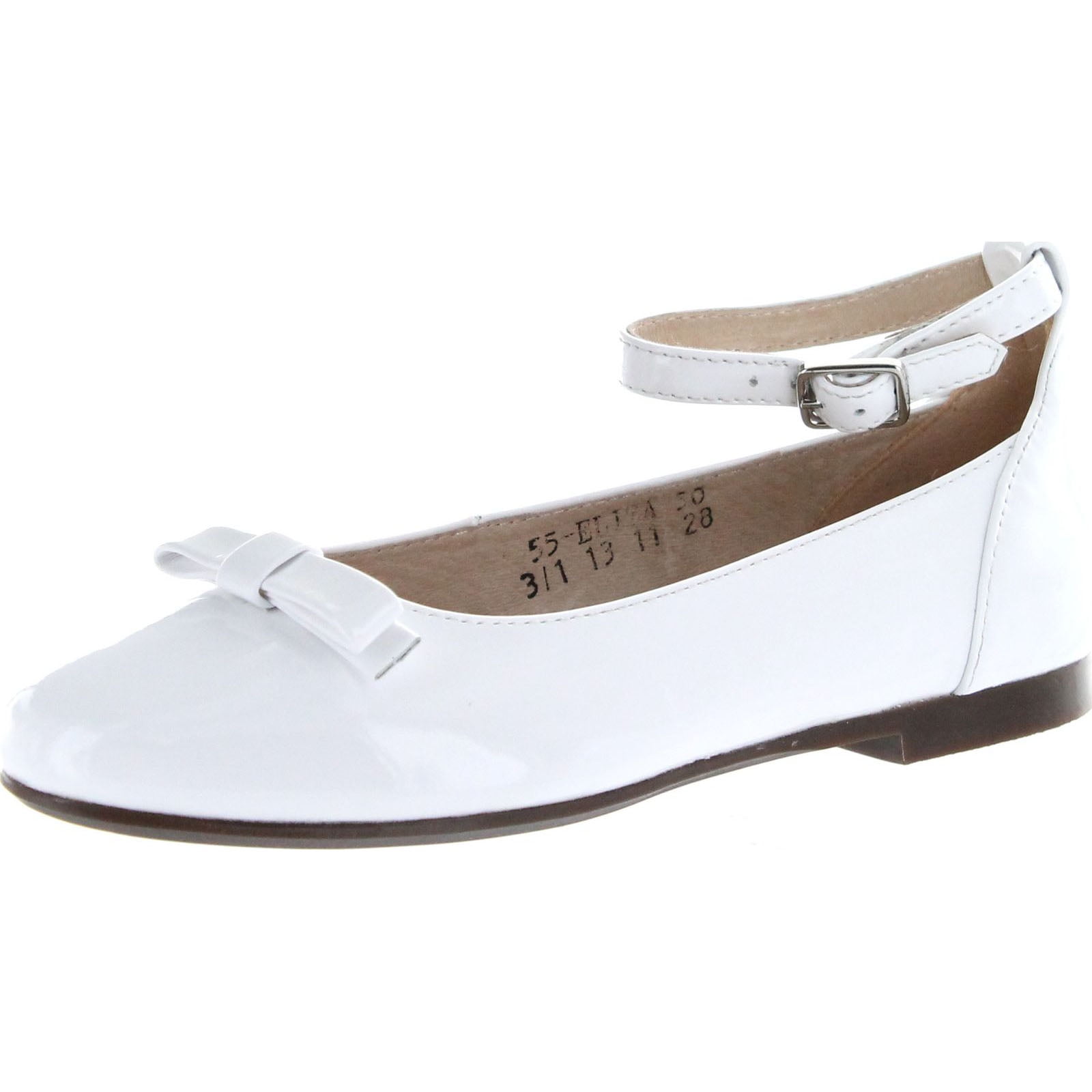 Venettini Girls Eliza Dress Flats with Ankle Strap - Walmart.com