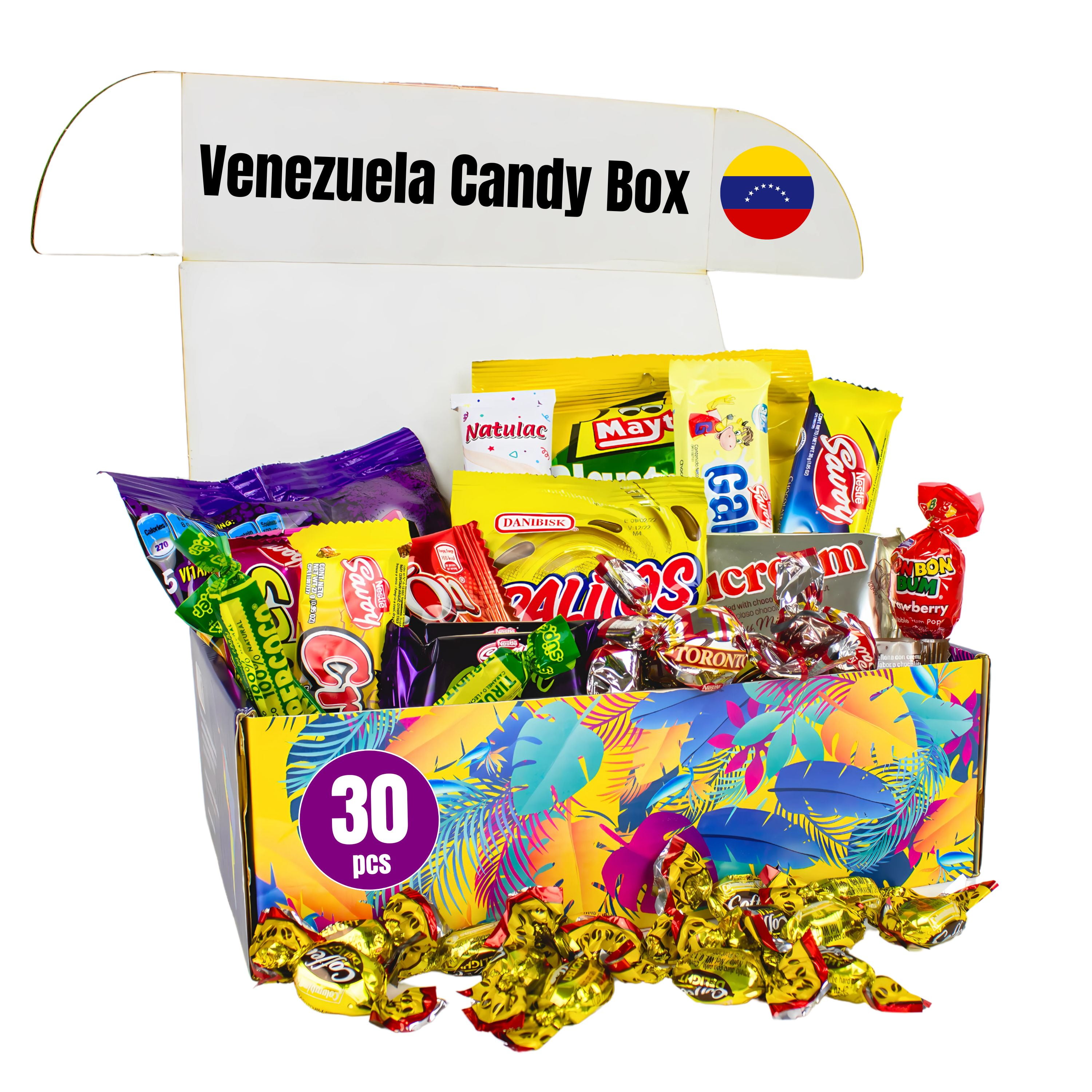 Latinsabor, Venezuelan Candy Box, 30 Count, Assorted Cookies, Chips ...