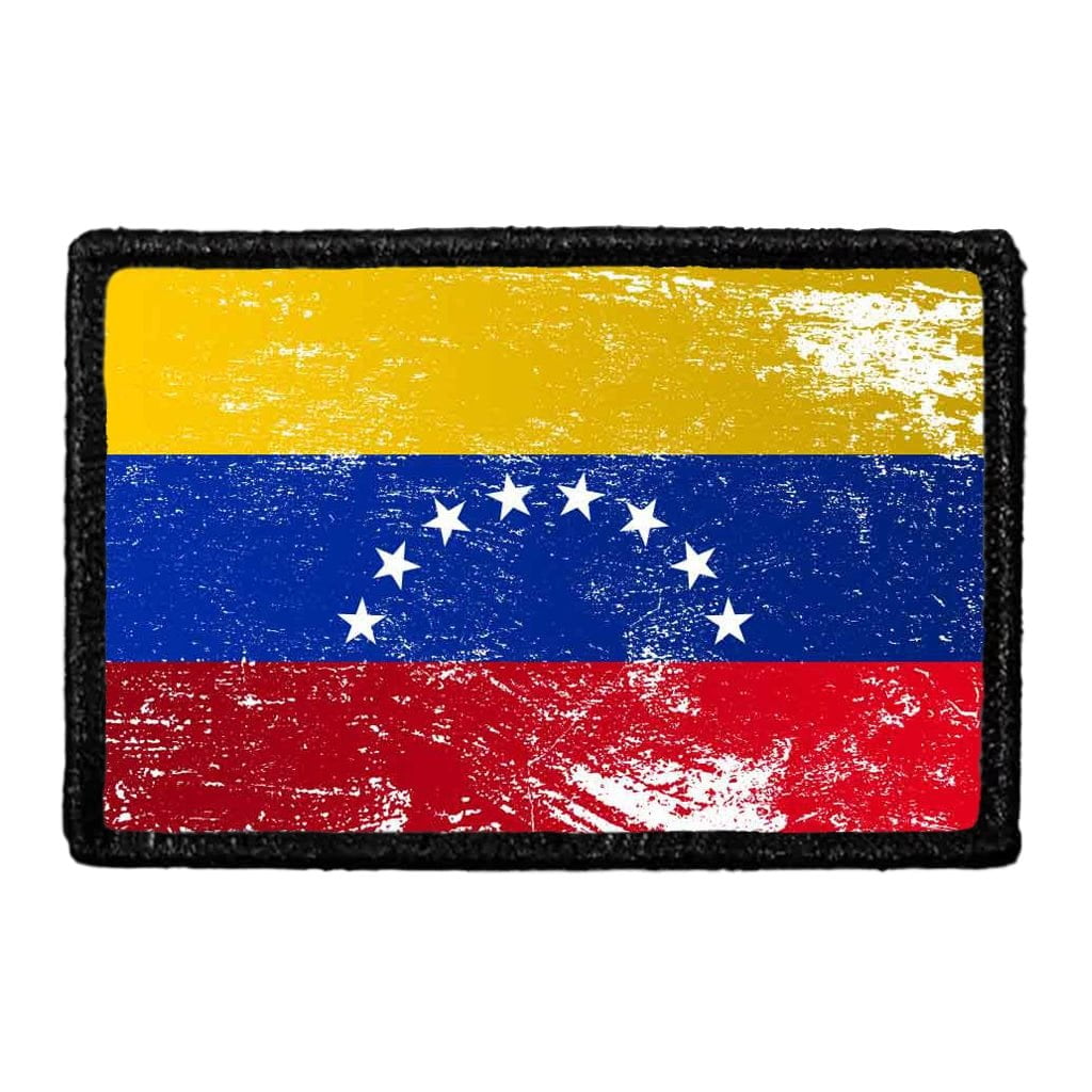 Venezuela Flag - Color - Distressed - Removable Patch - Walmart.com