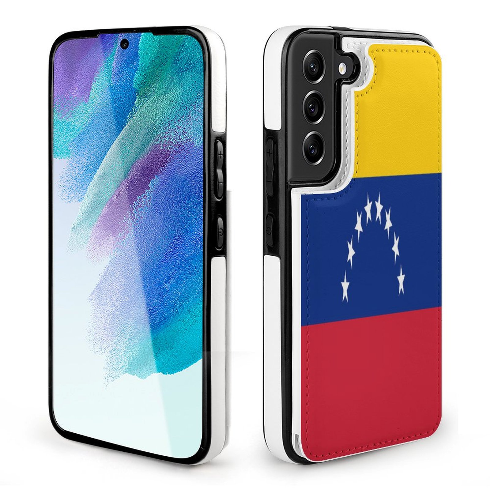 Venezuela Flag Leather Wallet Case for Samsung Galaxy S22 S21 Note20 ...