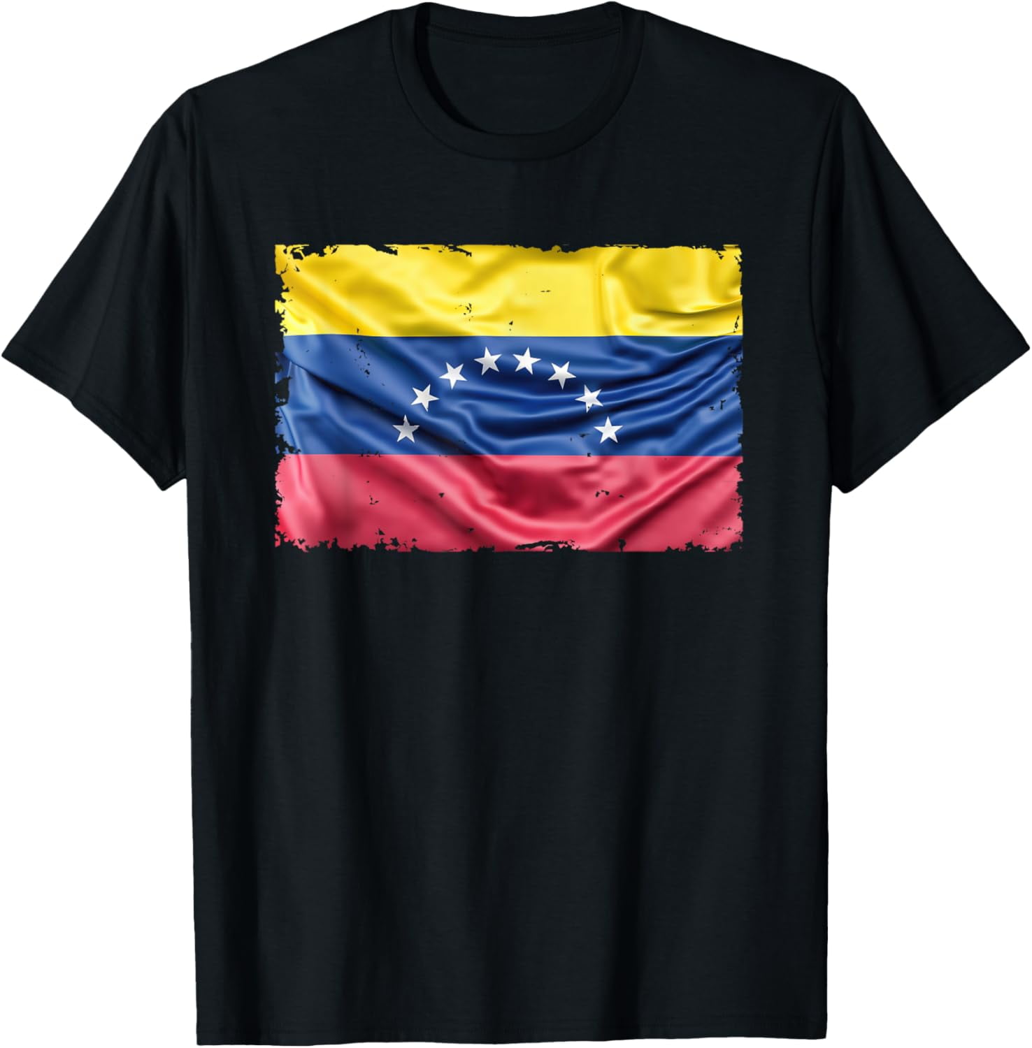 Venezuela Flag Vintage Distressed Tricolor Caracas Venezuela T-Shirt ...