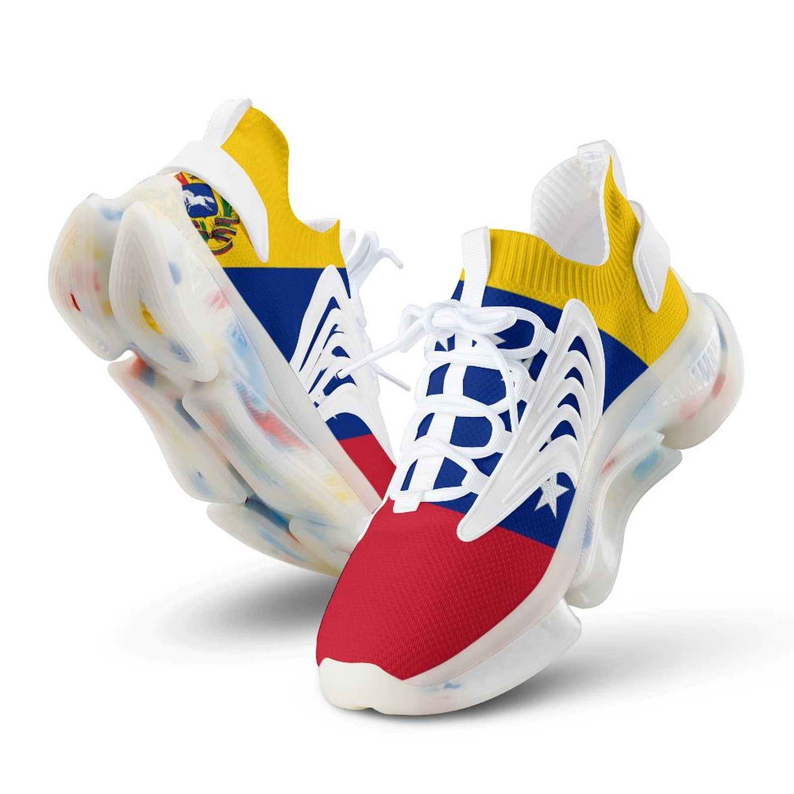 Venezuela Flag Walking Shoes for Men Woman Lightweight Tennis Fashion ...