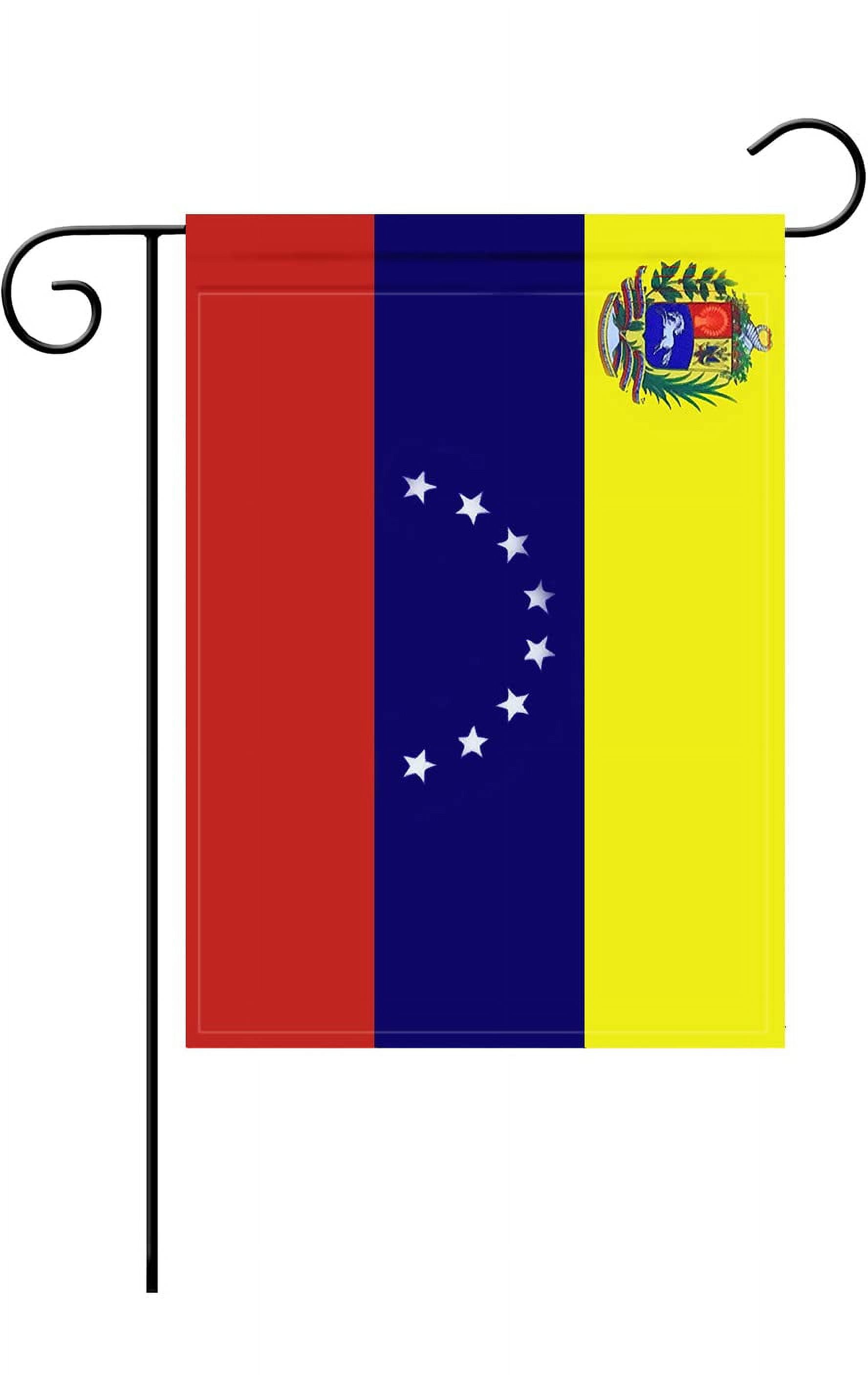 Venezuela Garden Flags Double Sided Vivid Color and Fade Proof Small ...