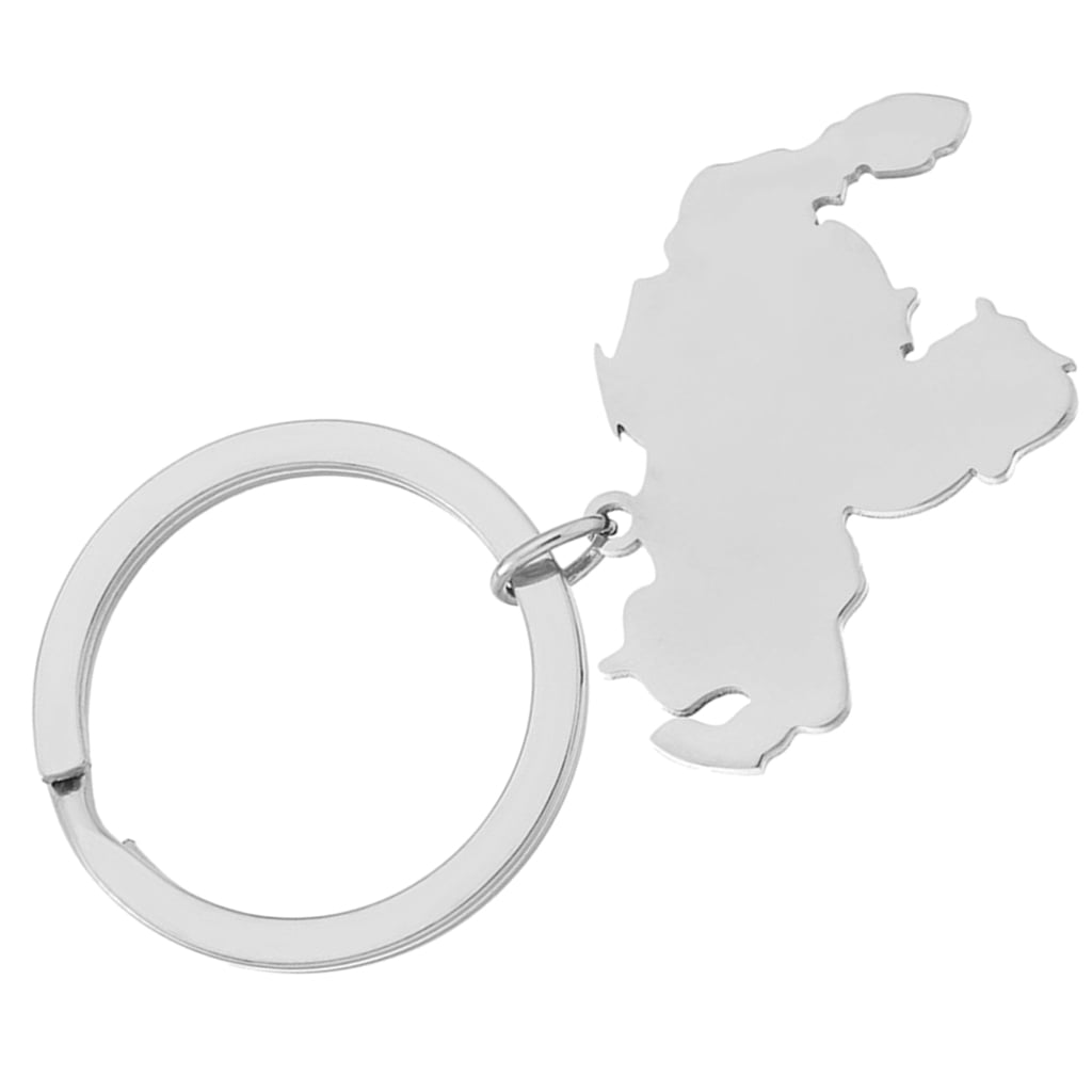Venezuela Map Keychain Venezuela Map Keyrings Stainless Steel Perfect ...