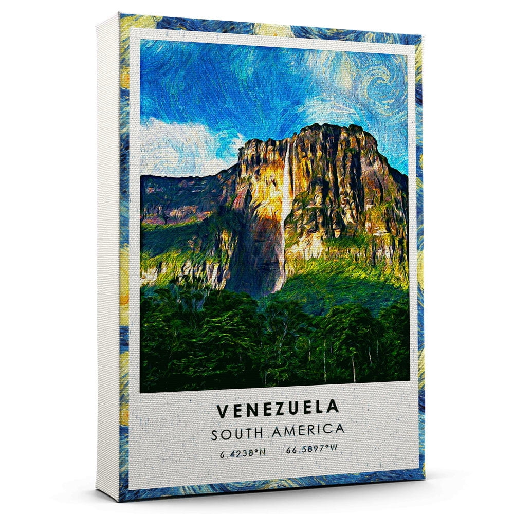 Venezuela Travel Canvas, South America Travel Art Canvas, Venezuela ...
