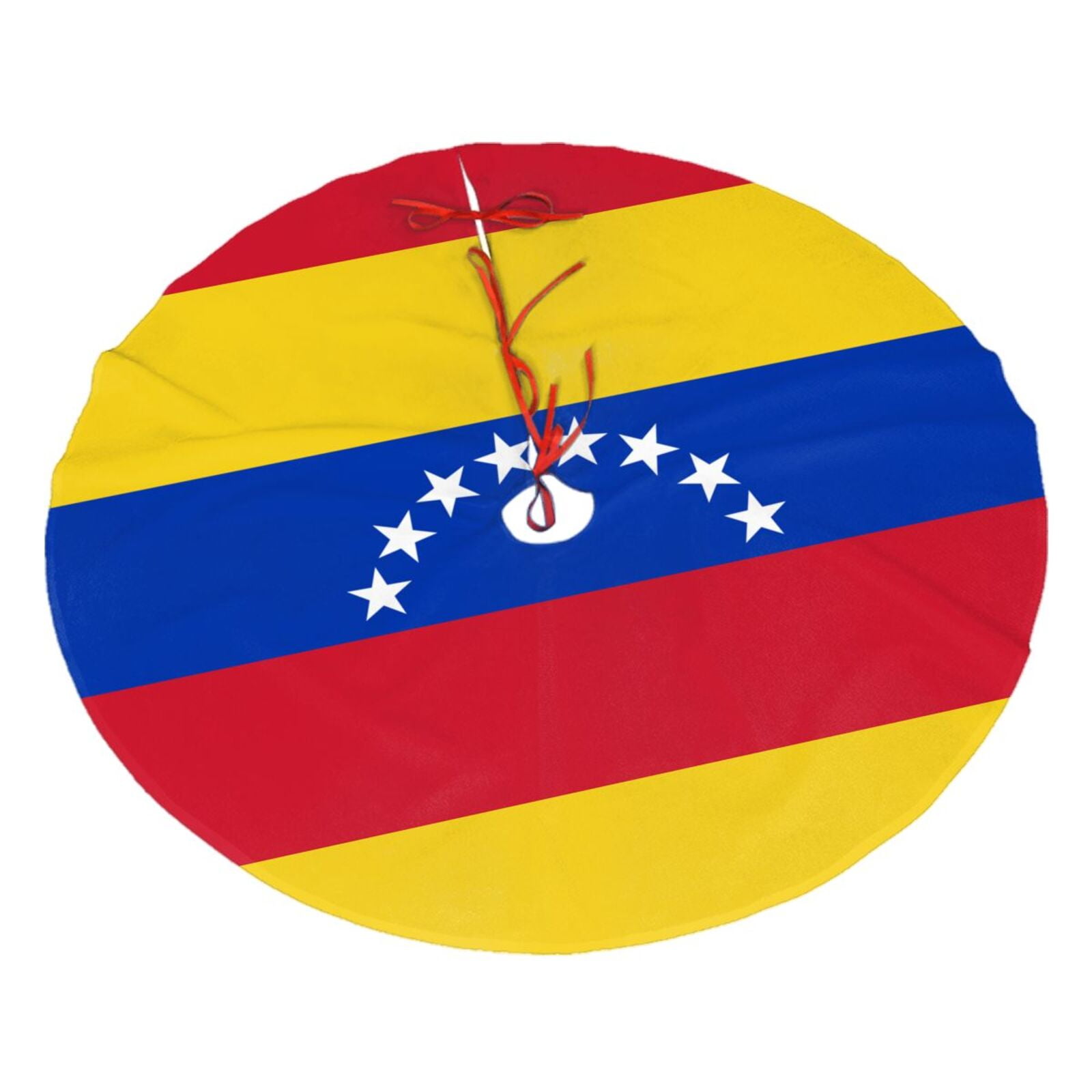 Venezuelan Flag Tree Skirt Christmas Printed Xmas Holiday Decorations ...