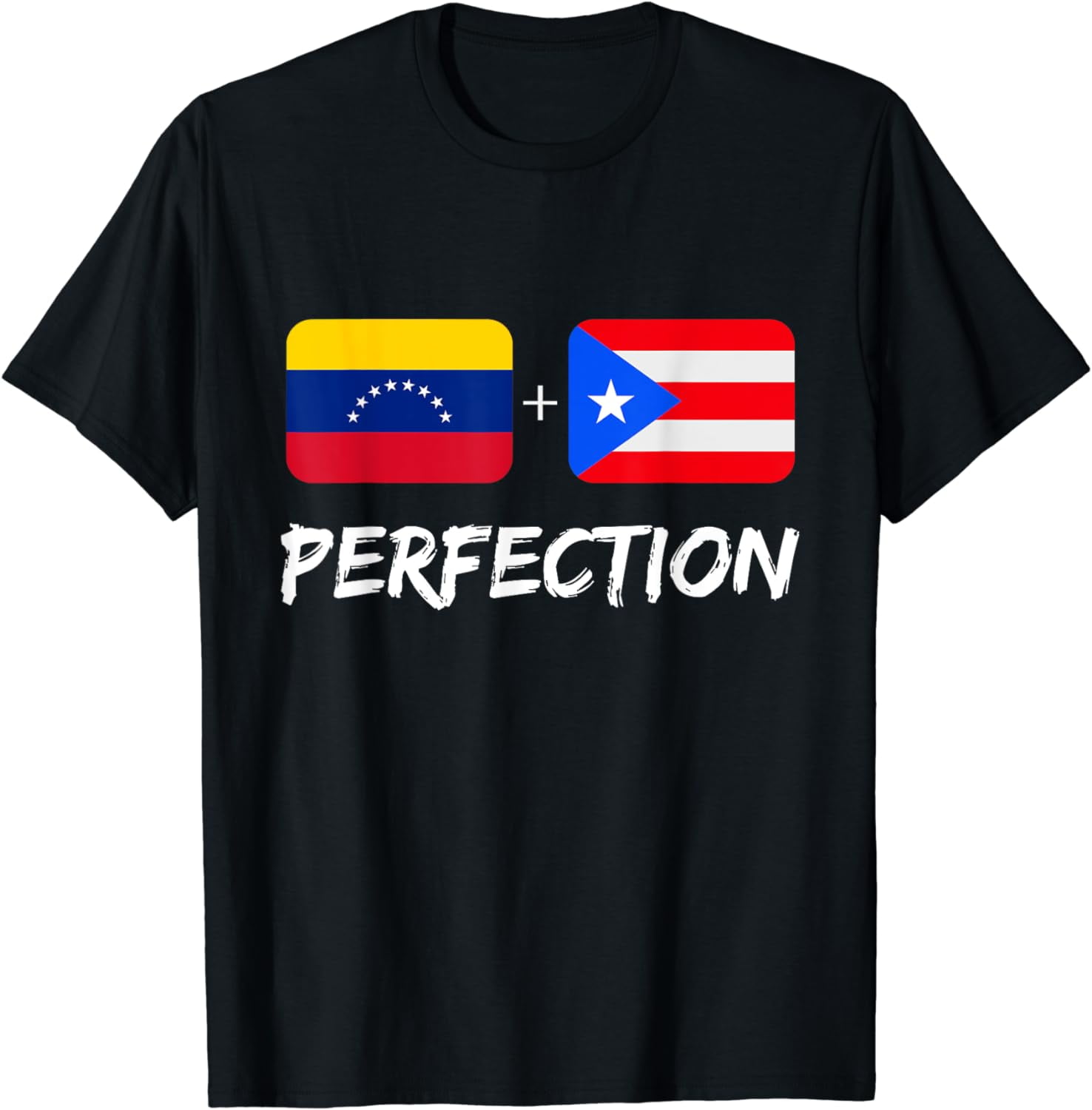 Venezuelan Plus Boricua Perfection Heritage Gift T-Shirt - Walmart.com
