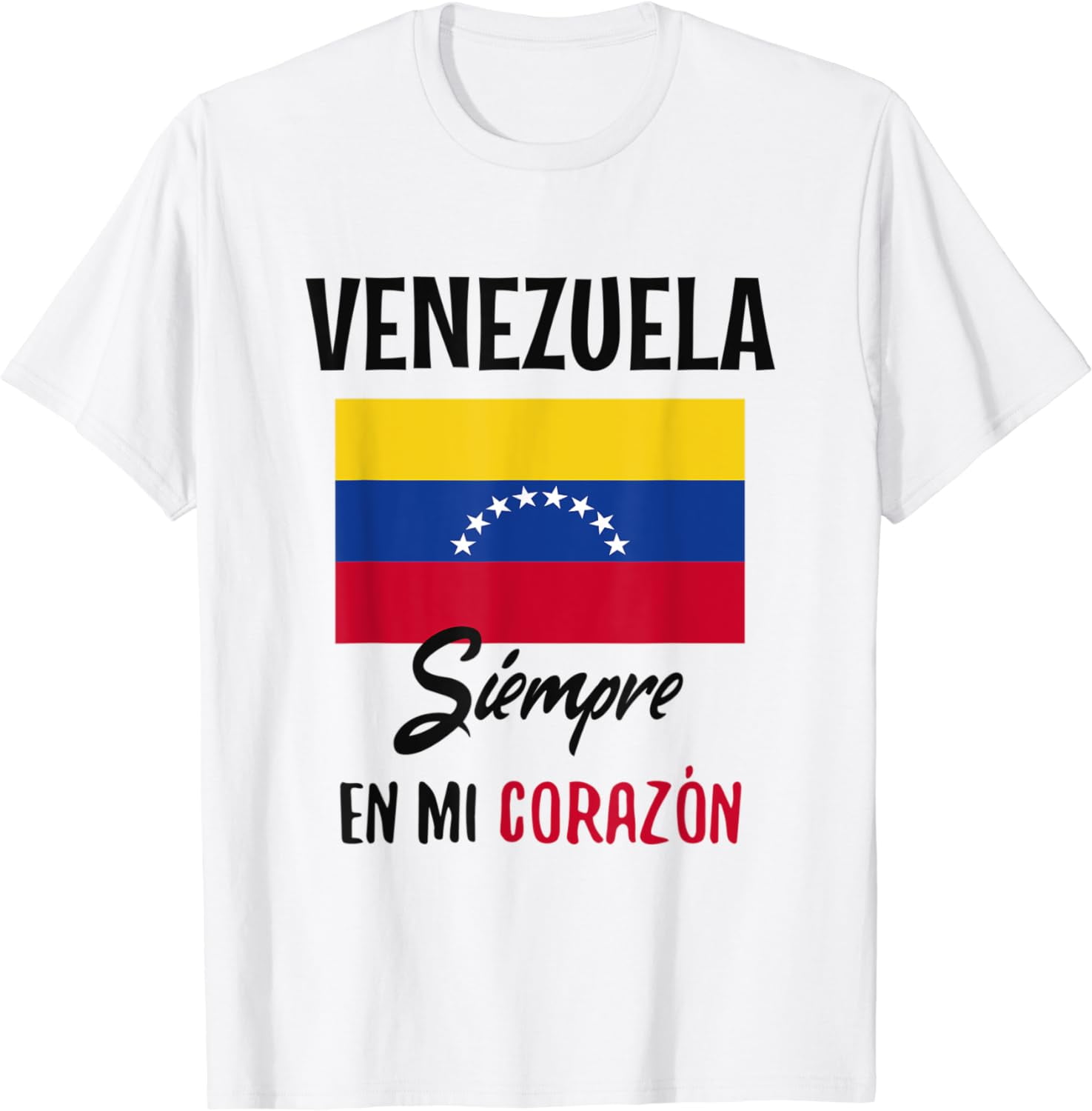 Venezuelan Shirt Camiseta Venezuela Flag Bandera Gifts Tee - Walmart.com