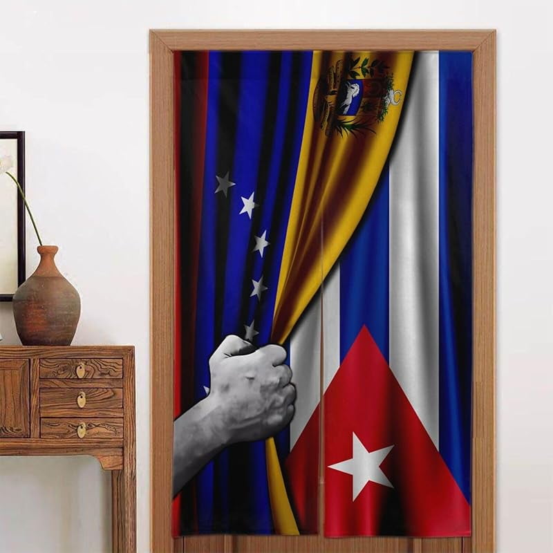 Venezuelans Venezuela and Puerto-Rico Puerto Rican Flag Door Curtain ...