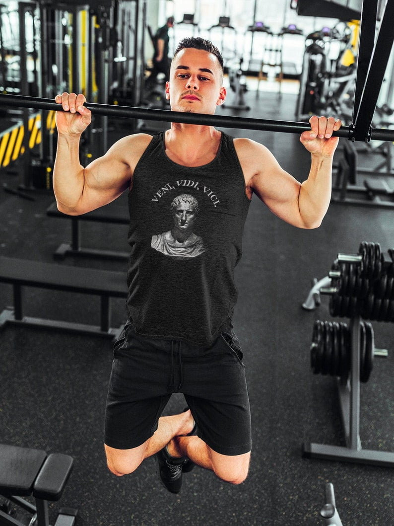 Veni, Vidi, Vici - I Came, I Saw, I Conquered, Julius Caesar Quote Tank ...