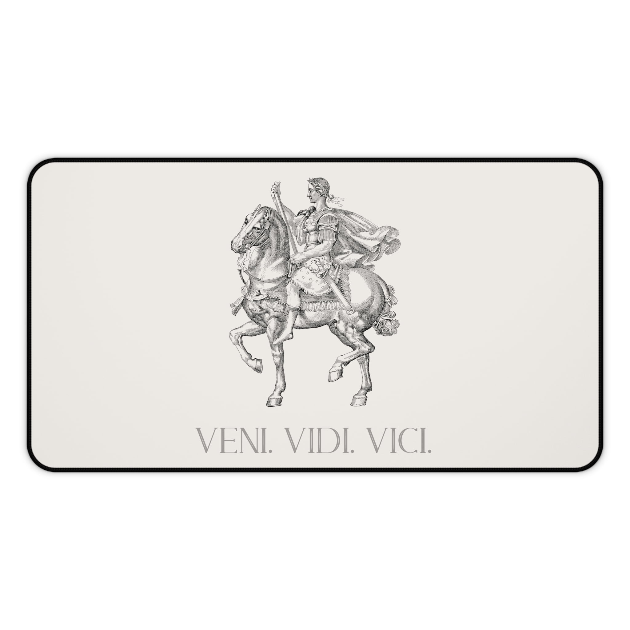 Veni Vidi Vici | Julius Caesar Horseback Desk Mat - 12" × 22" - Walmart.com
