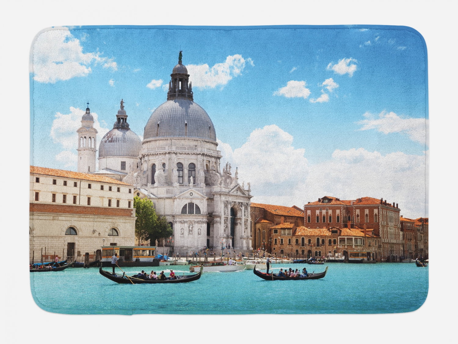 Venice Bath Mat, Grand Canal And Basilica Santa Maria Della Salute ...