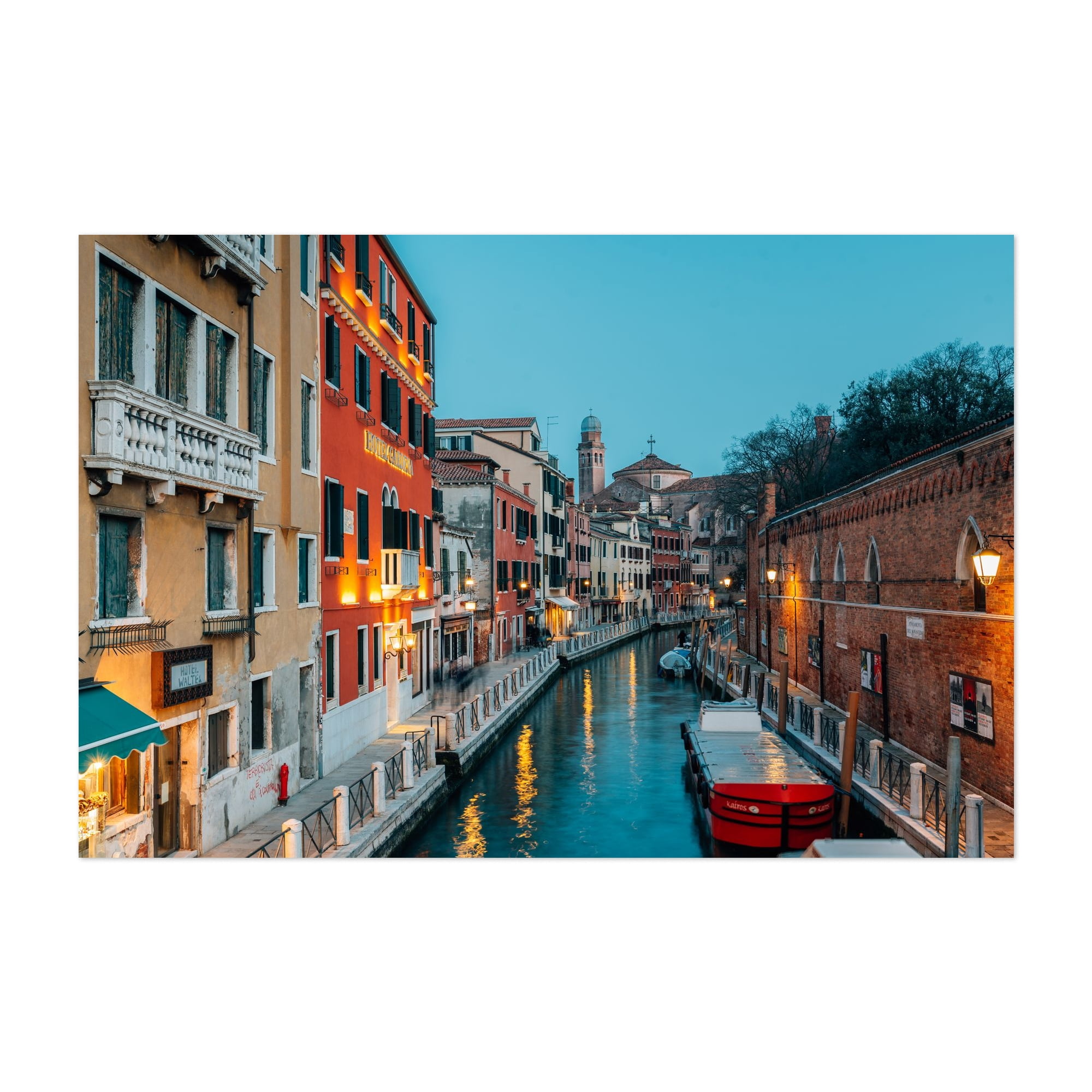 Venice Blues - Venice Veneto Italy Photography Unframed Wall Art Print ...