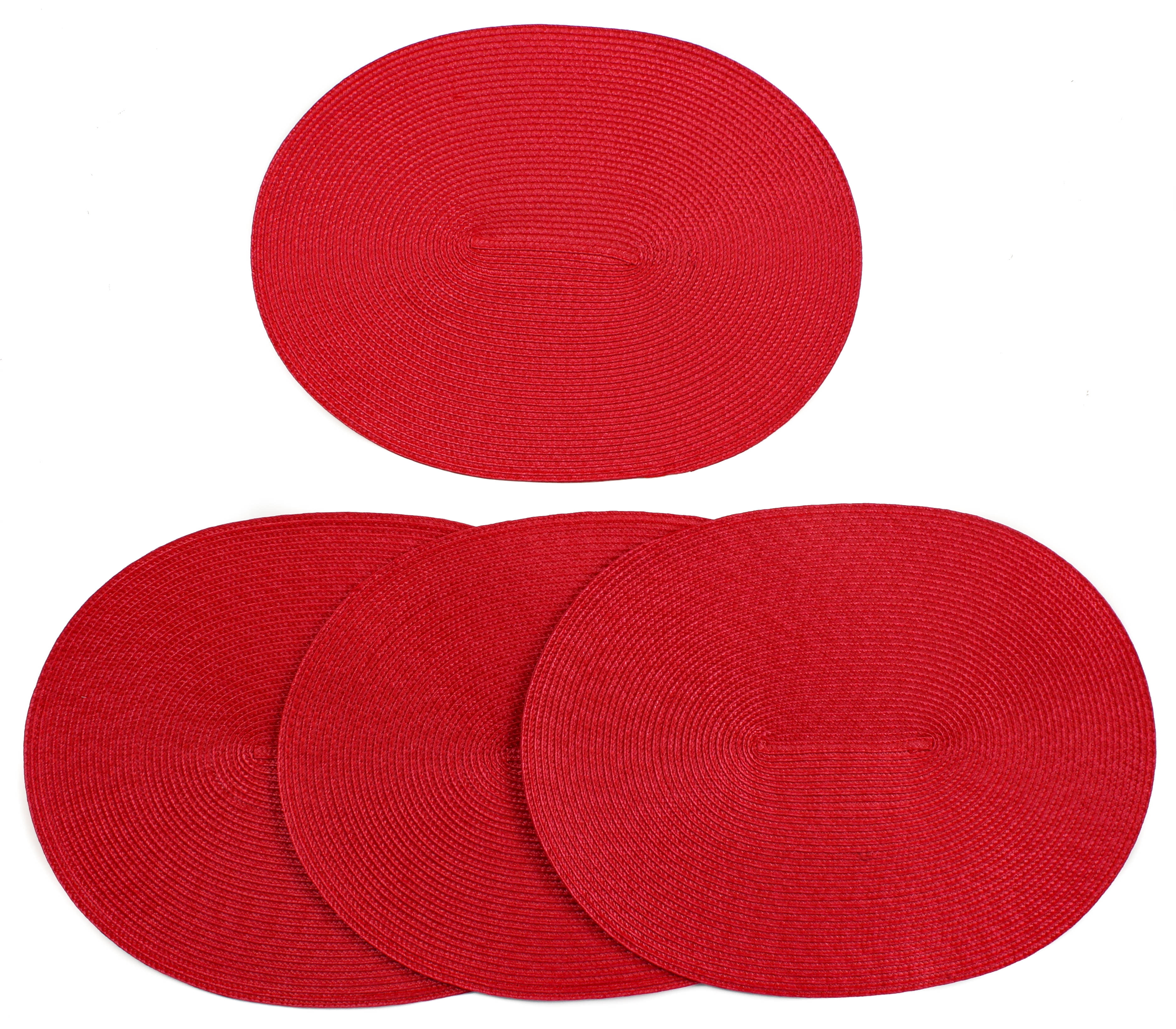 Venice Collections London Woven Spiral Table Placemats 16.9 X 13 Inches ...