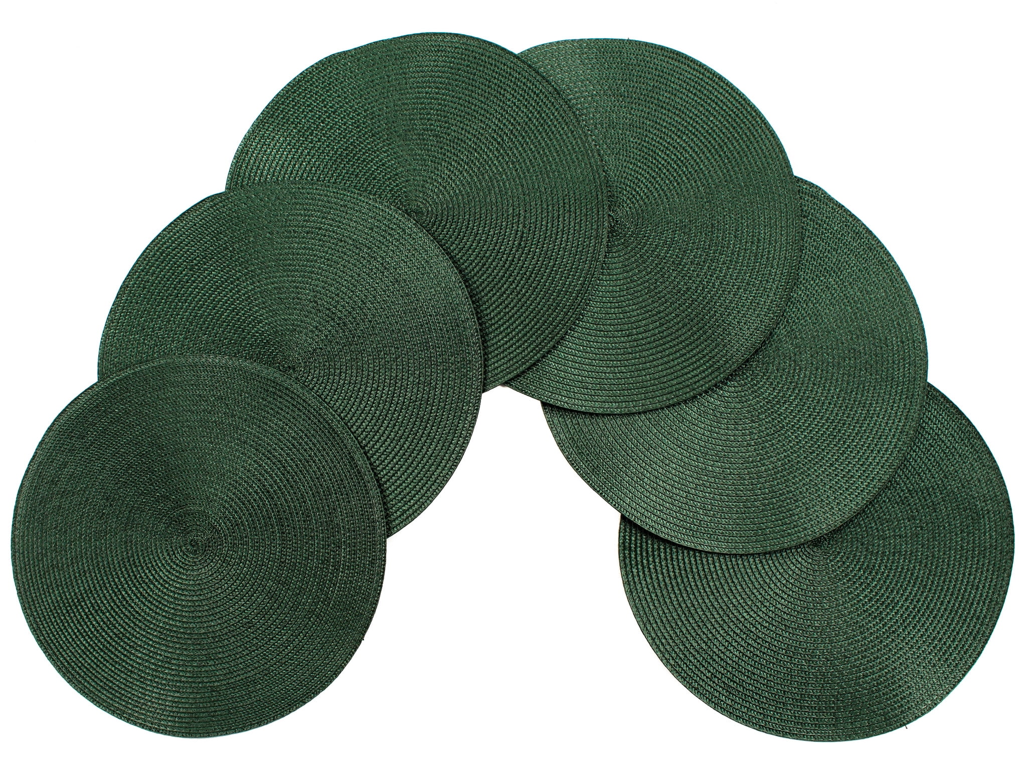 Venice Collections Vienna Set of 6, 15 Inches Round Woven Table ...