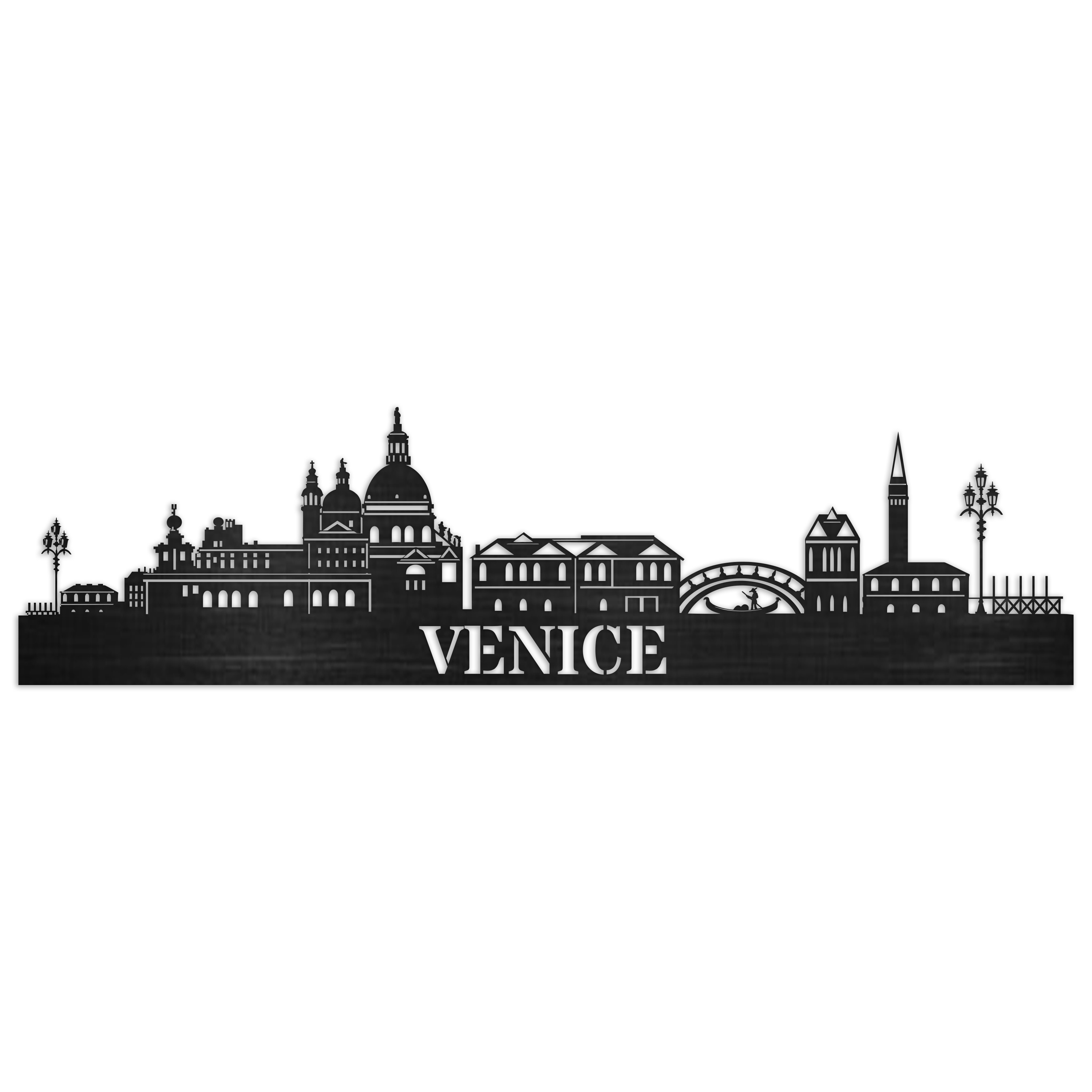 Venice Italy Skyline Sign Italian Landmark Travel Wall Art Venetian ...