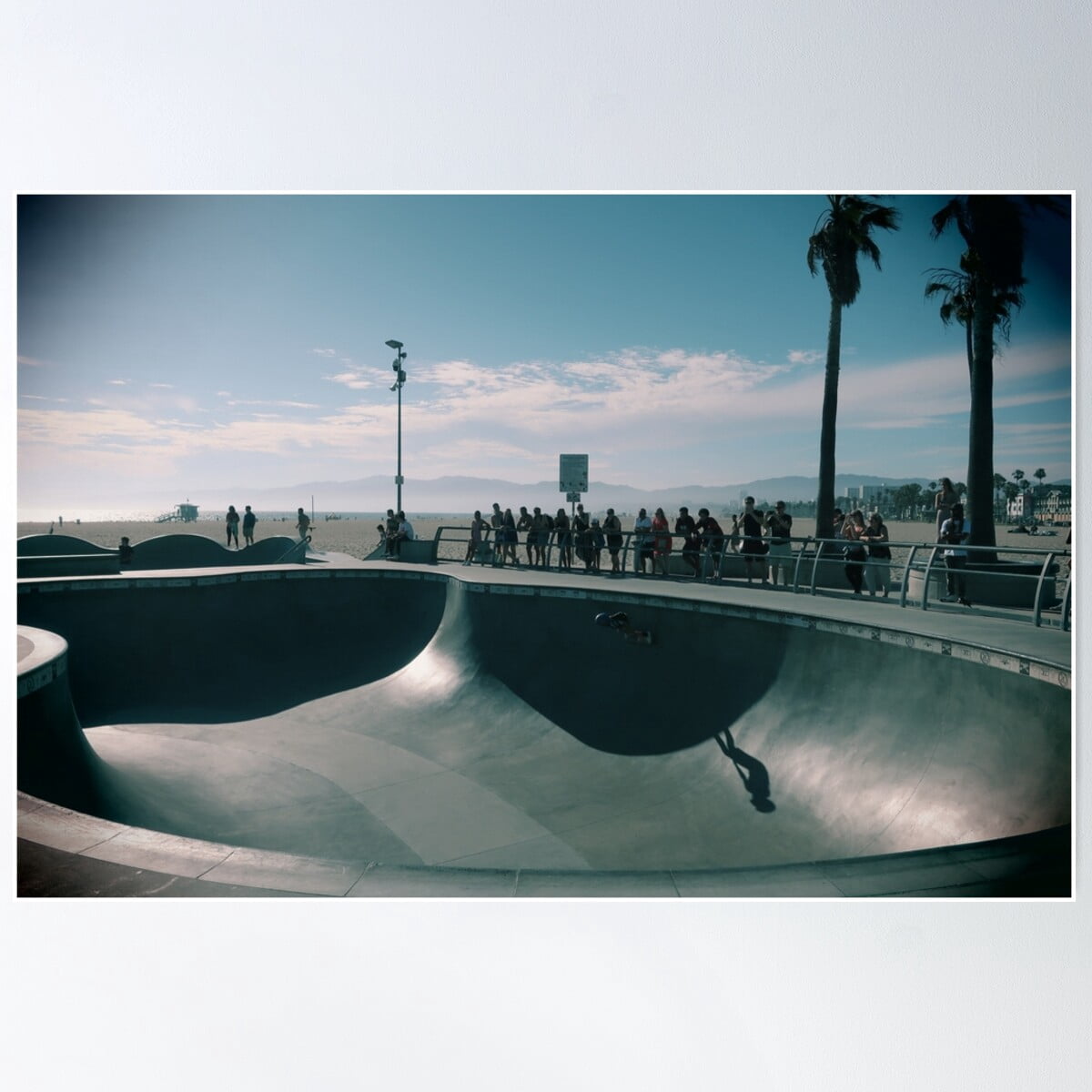 Venice Skate Park 2 Poster Wall Art, Modern Wall Decor For Living Room ...