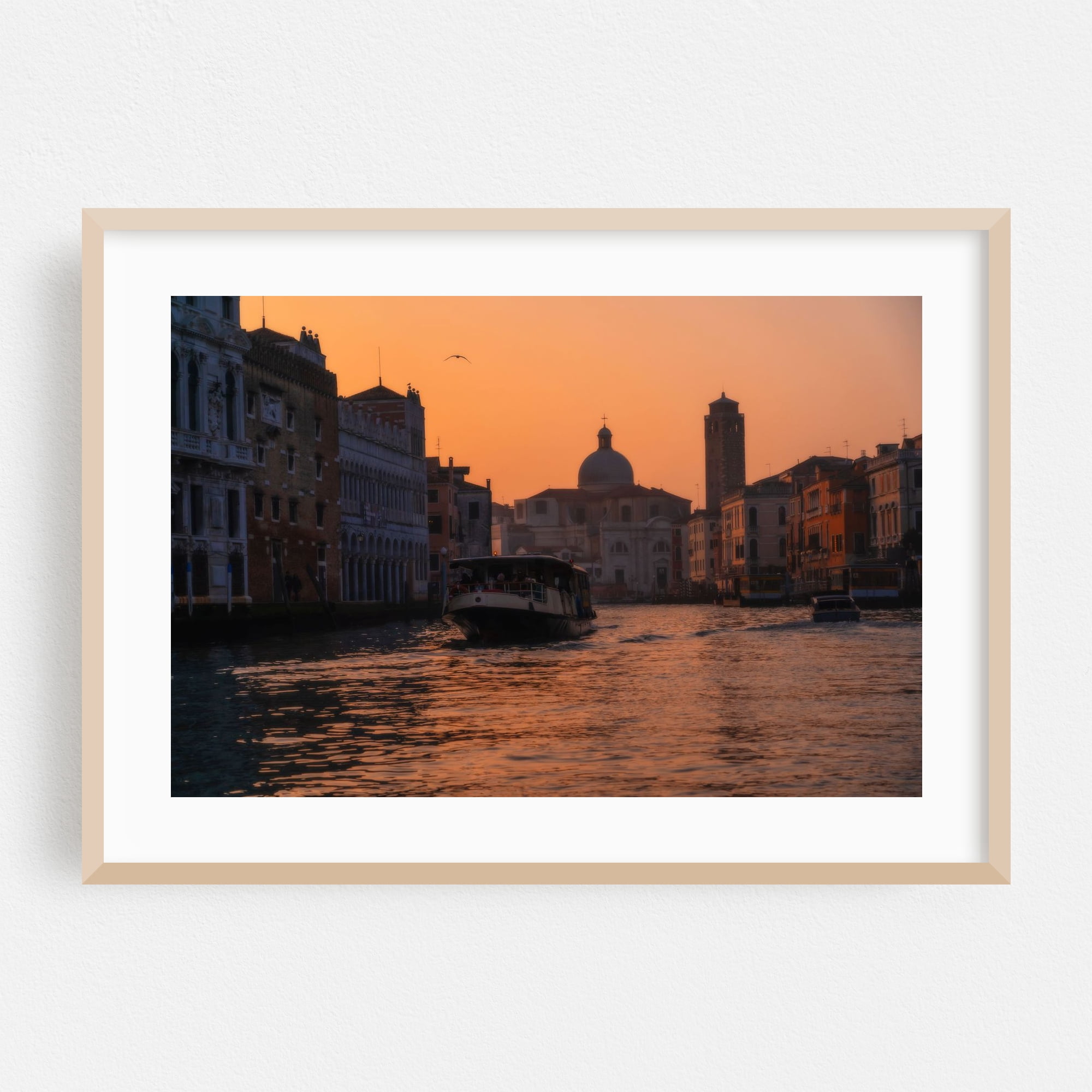 Venice Sunset - Grand Canal - Sundown Haze 1 - Veneto Italy Photography ...