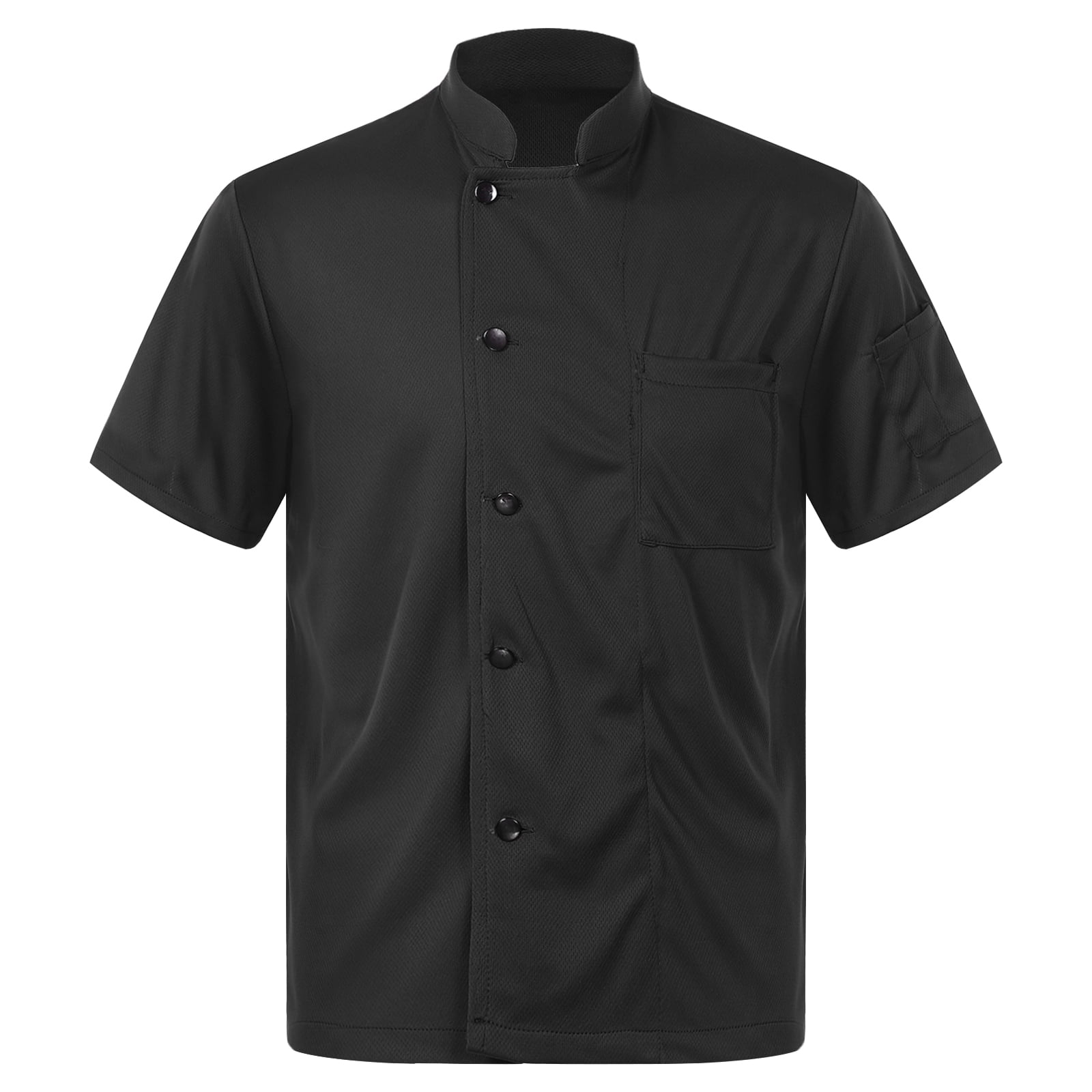 Venjoe Mens Womens Unisex Kitchen Work Uniform Chef Coat Cook Jacket ...