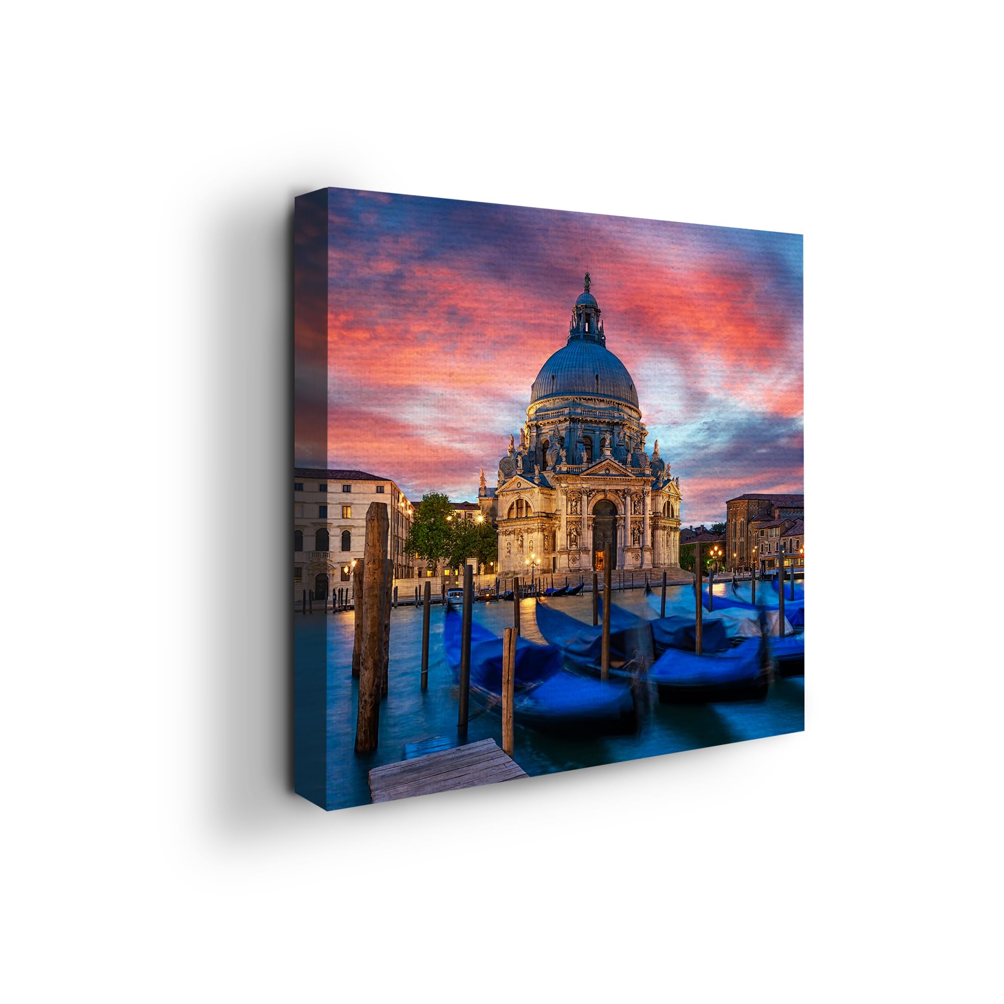 Vennice City Canvas Wall Art by Mavis Print- 14x14 inches City Wall ...