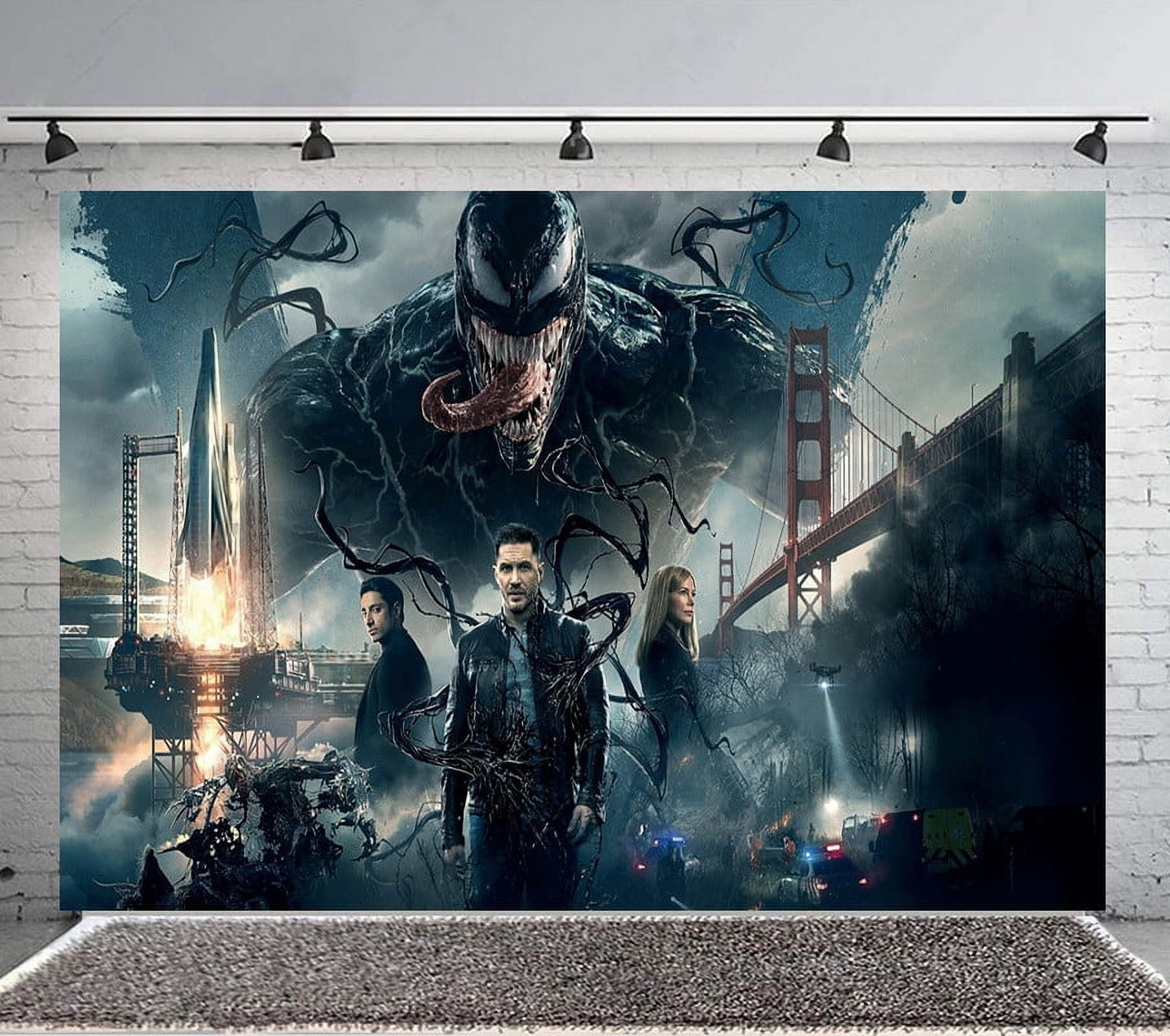Venom 3 Backdrop Banner Party Supplies Poster Movie Theme Background ...