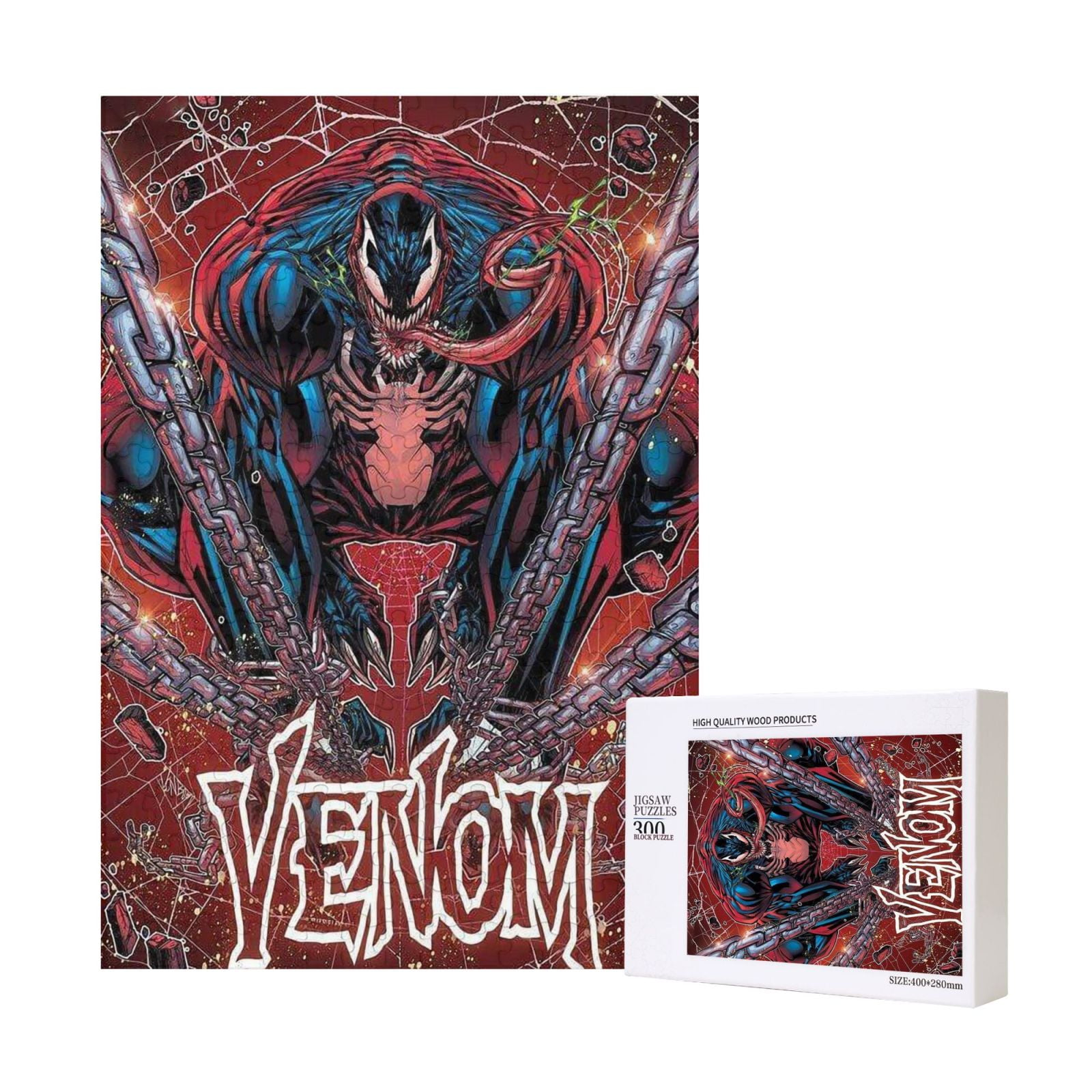 Venom 4 Picture Puzzle For Adults - 300 Piece Of Wooden Puzzle, Puzzle ...