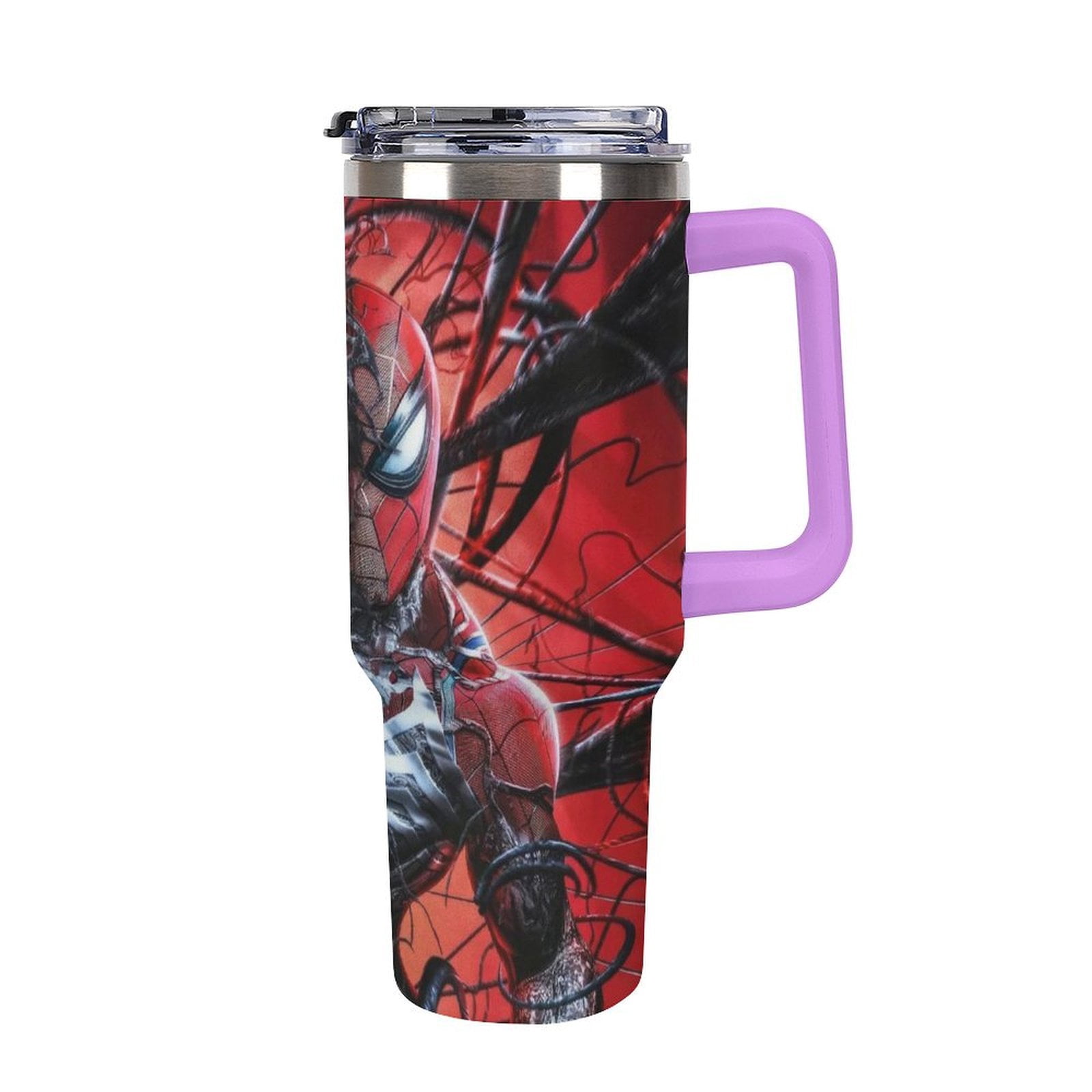 Venom 40 Oz Tumbler With Handle And Straw, Stainless Steel Vacuum ...