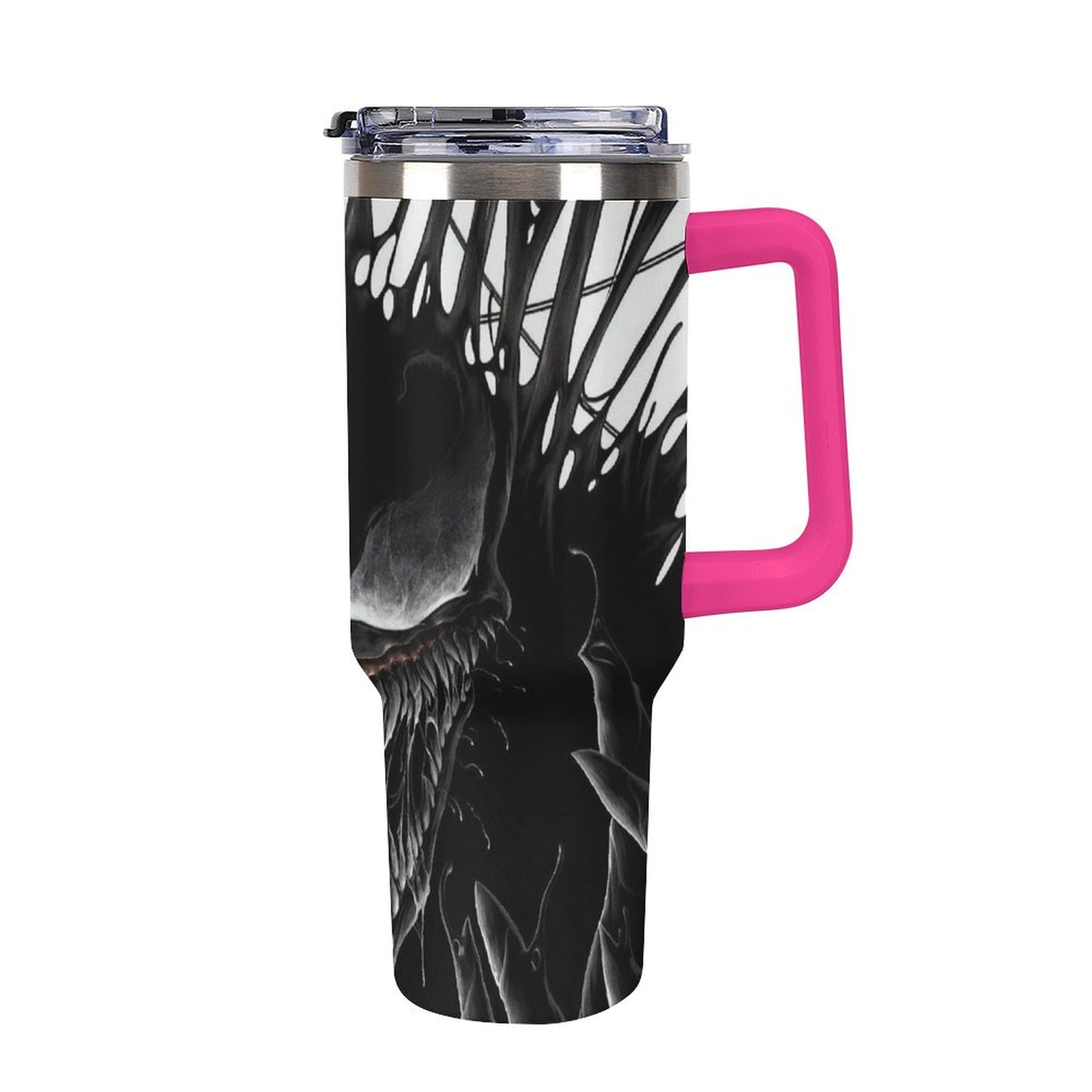 Venom 40 Oz Tumbler With Handle And Straw, Stainless Steel Vacuum ...