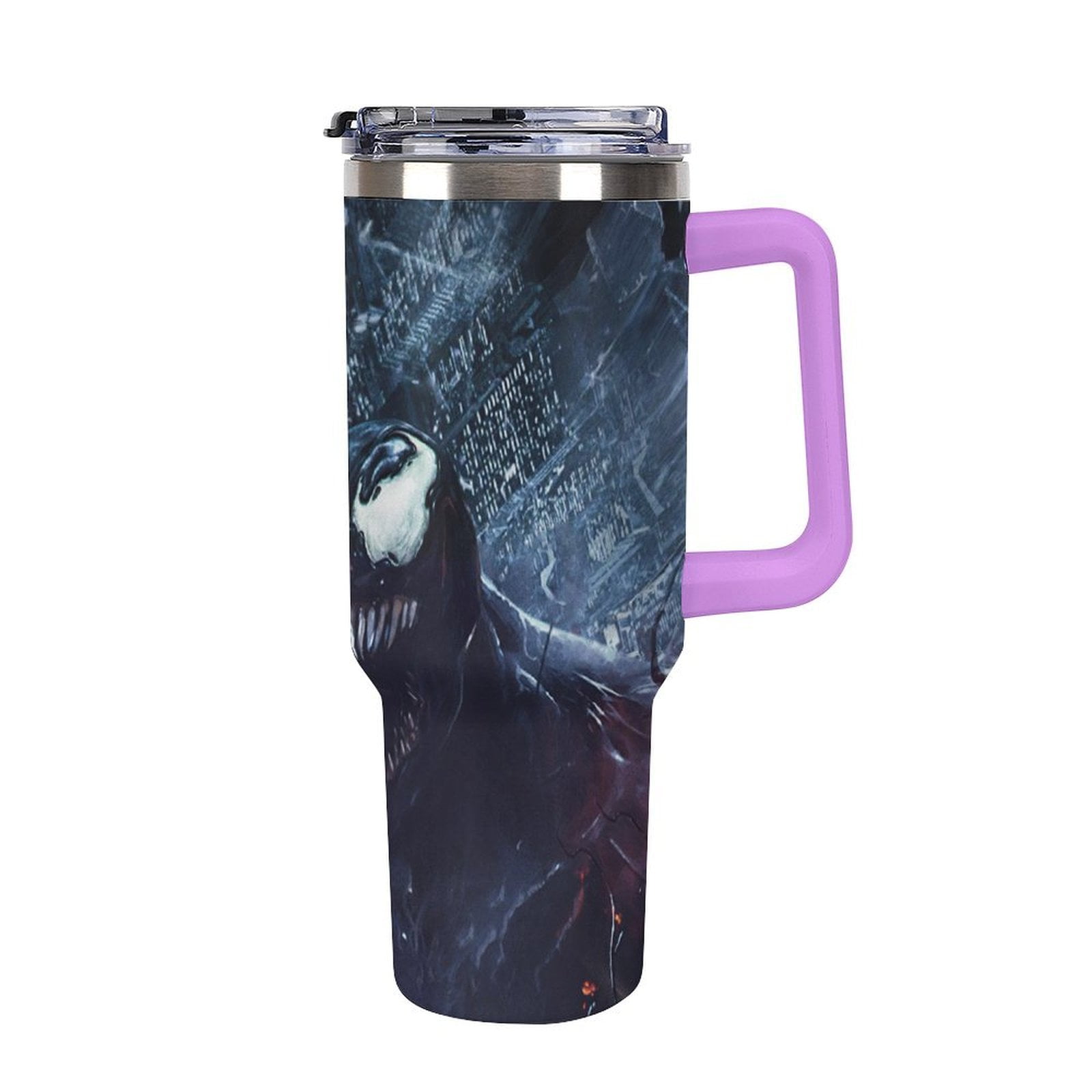 Venom 40 Oz Tumbler With Handle And Straw, Stainless Steel Vacuum ...
