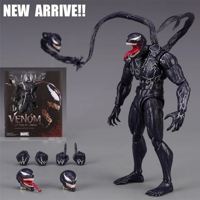 Venom Action Figure New SHF Venom Let There Be Carnage 2nd Ver. Action ...