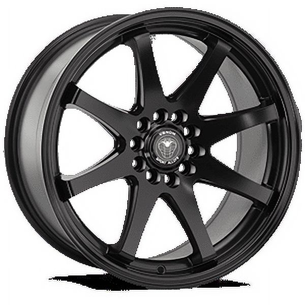 Venom Alloy Rims 17x8 Satin Black - Walmart.com