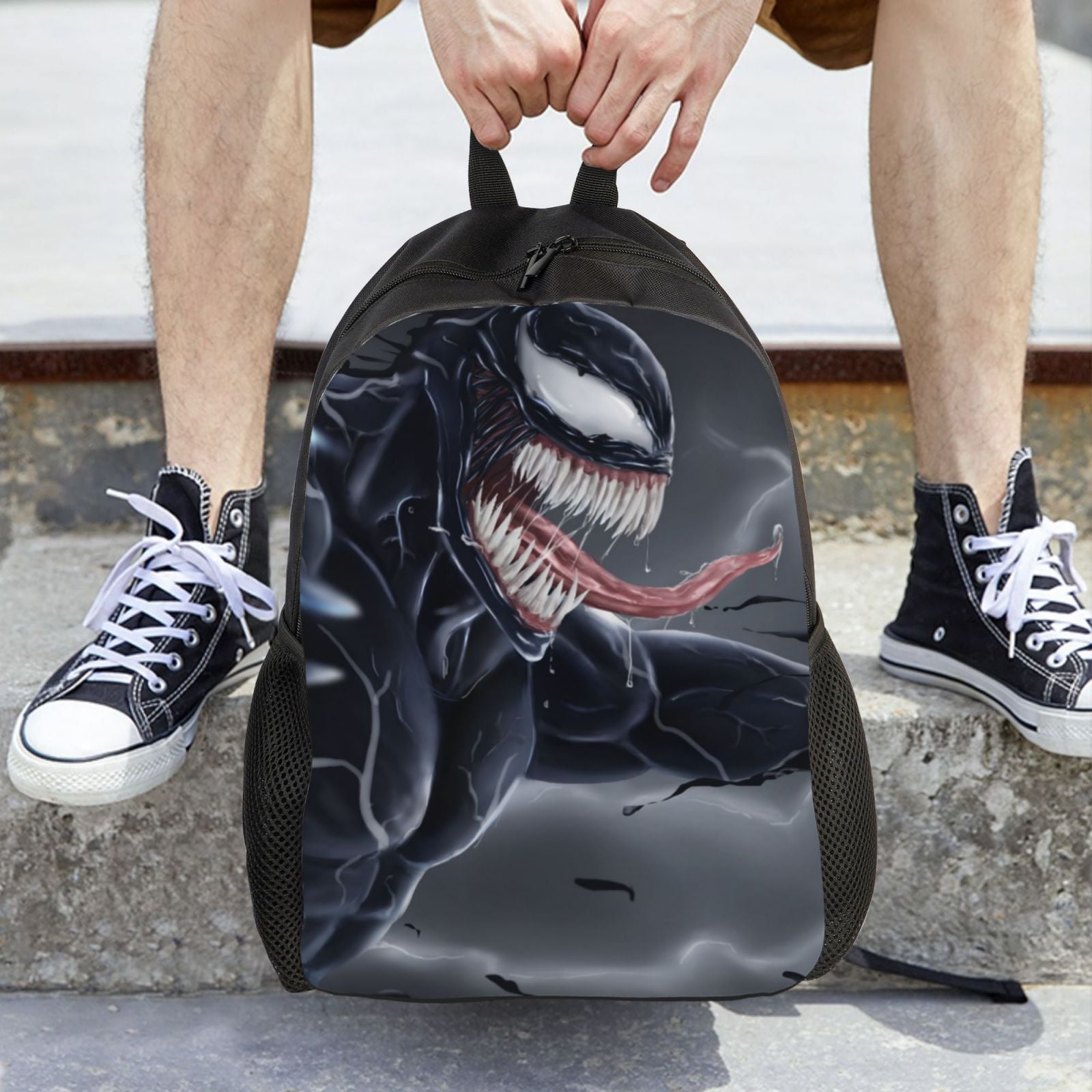 Venom Anime Backpack Travel Bag 3d Printing Casual Daypack ...