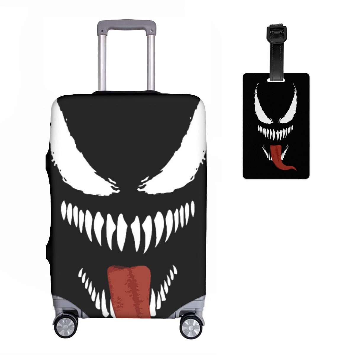 Venom Anime Luggage Cover, Hard Shell Suitcase Cover with Luggage Tag ...