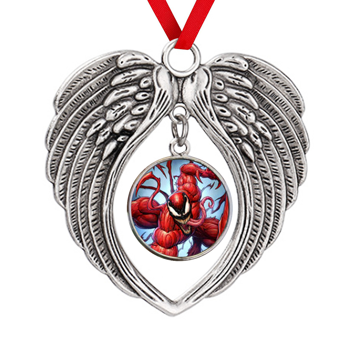 Venom Anime Retro Christmas Ornaments Angel Wings Christmas Tree ...