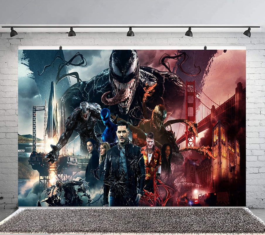 Venom Backdrop Banner Party Supplies Poster Movie Theme Background for ...