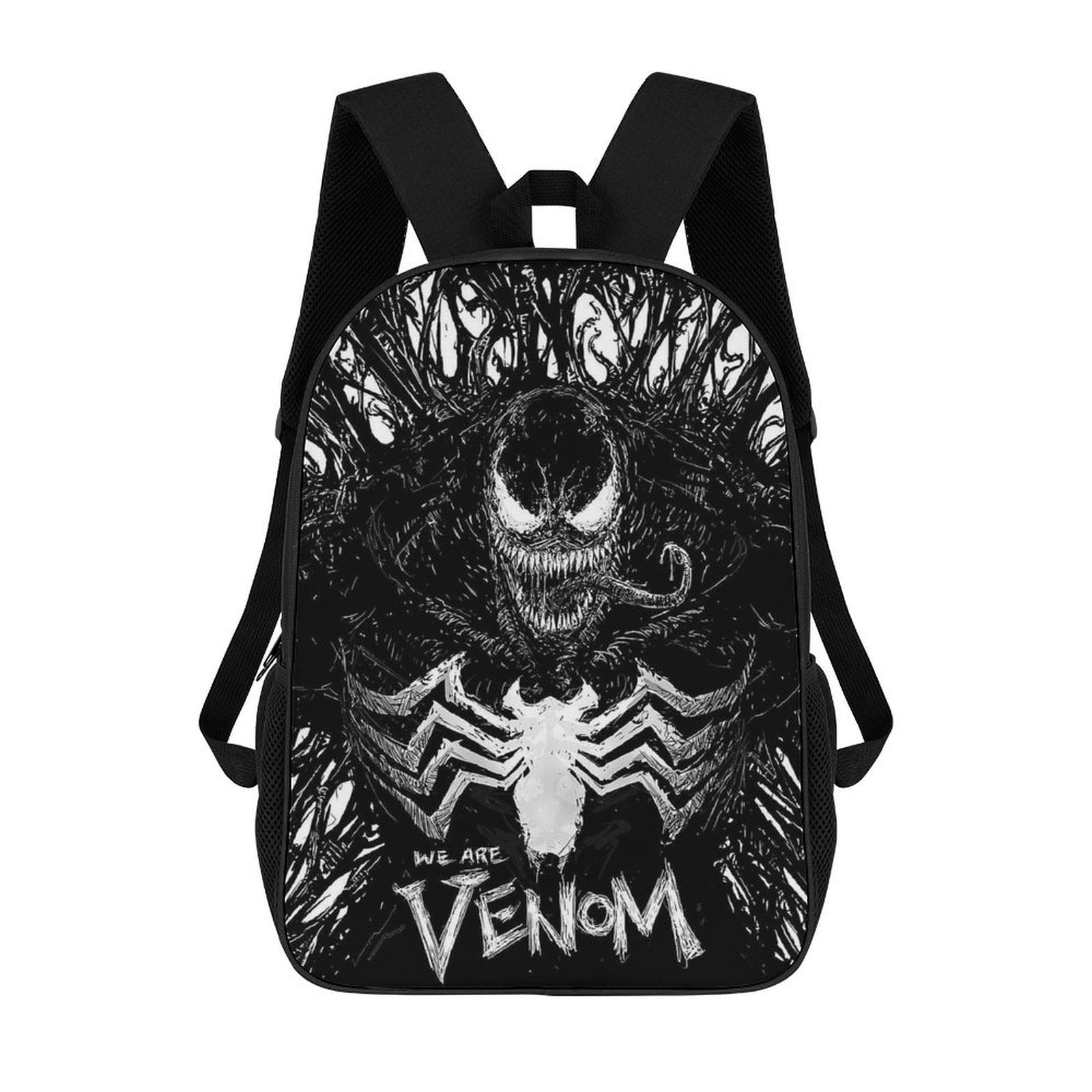 Venom Backpack 17 Inch Book Bags Casual Daypack for Travel Work Office ...