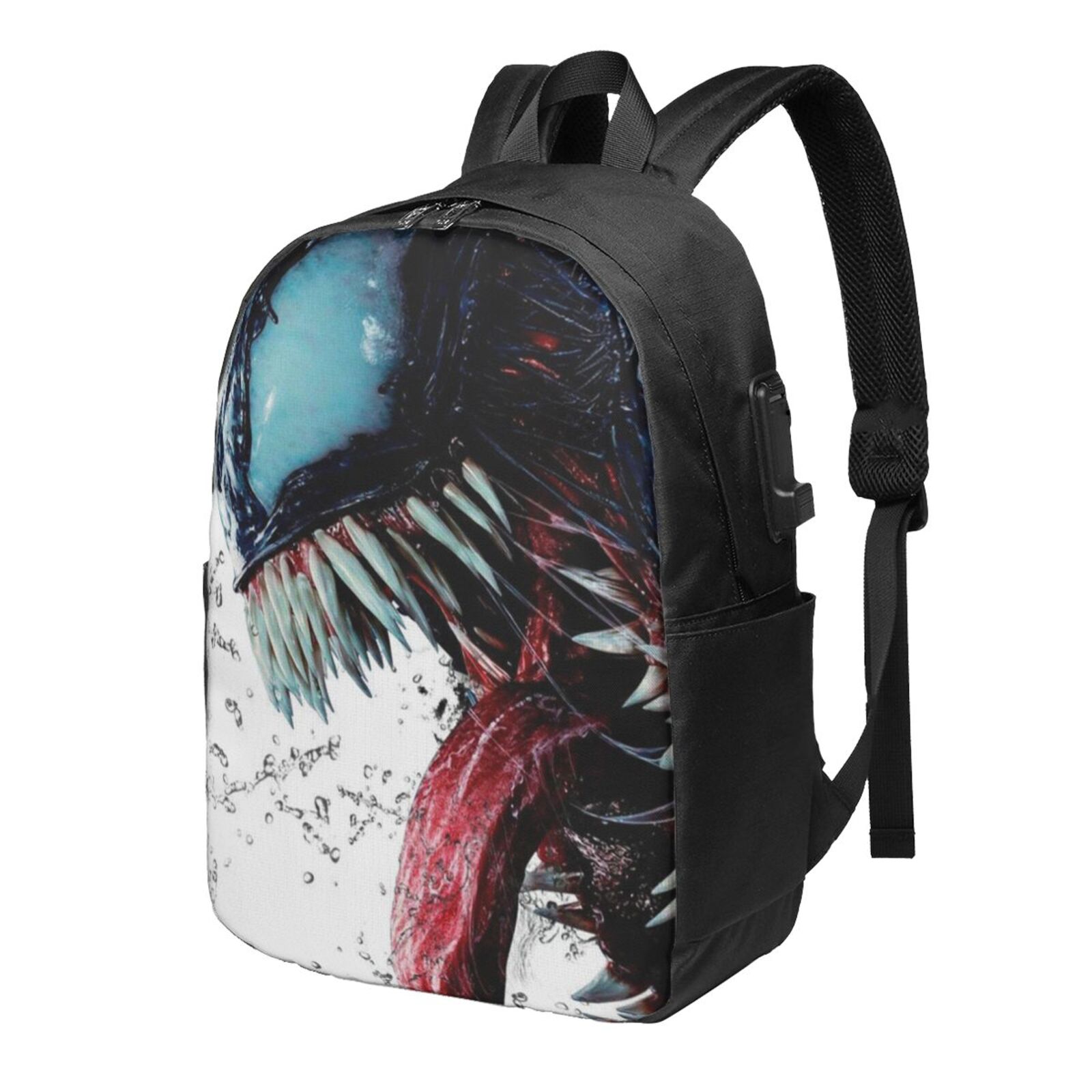 Venom Backpack With Usb Port Laptop Backpack Travel Hiking Bag Daypack ...