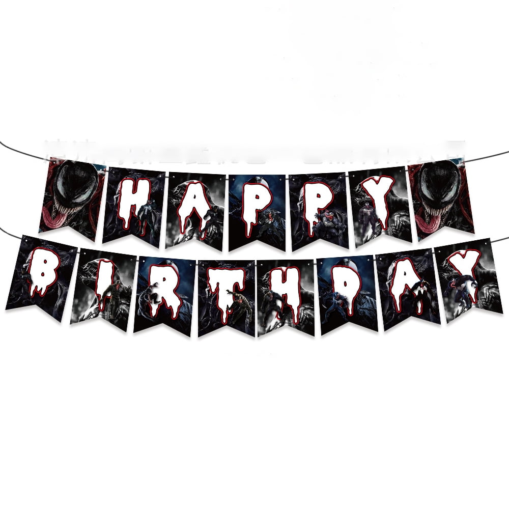 Venom Banner For Shower Decorations Birthday Banner Party Decoration ...