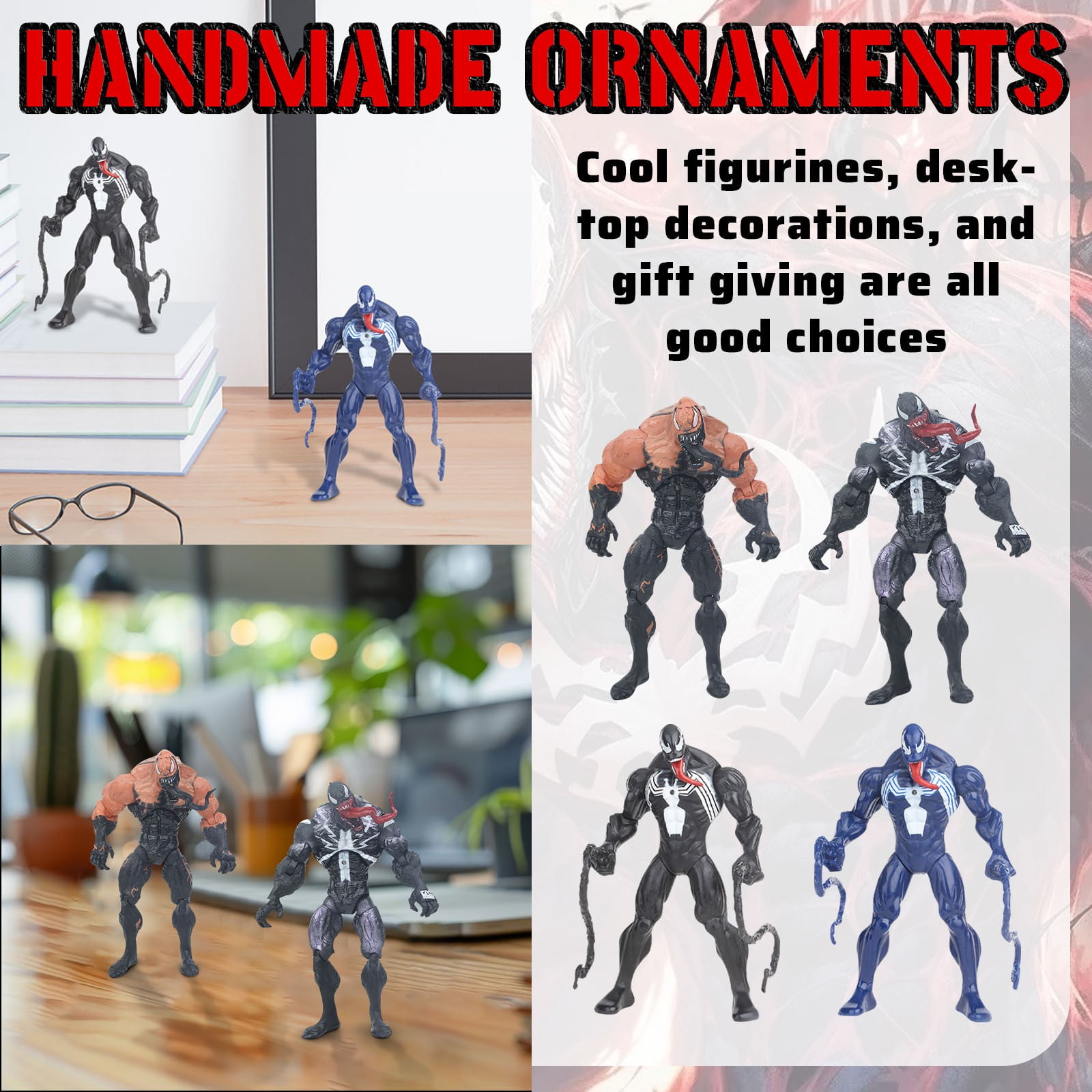 Venom Carnage Action Figure Collectible Anime Collectible Venom Doll ...