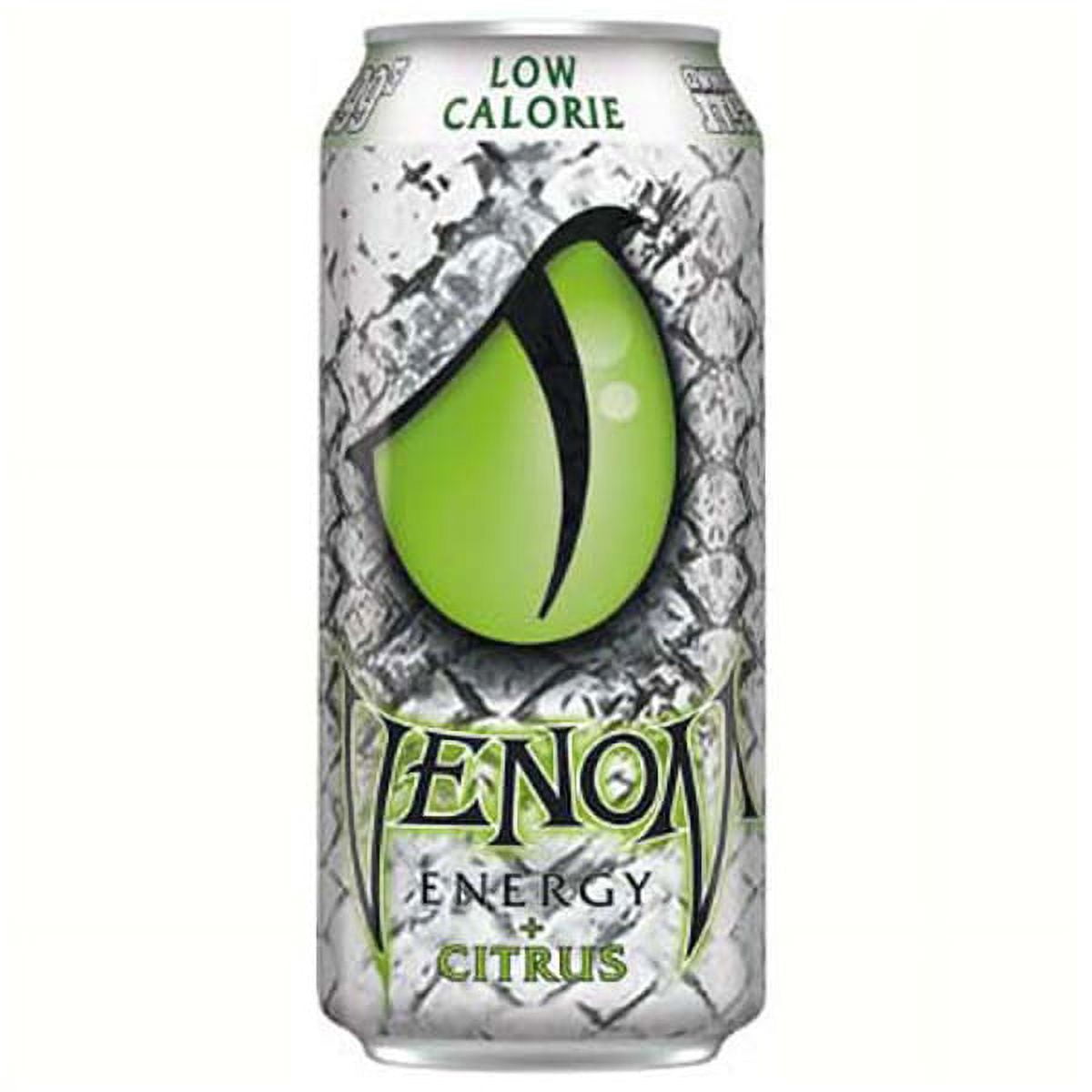 Venom Citrus Low Calorie Energy Drink PP .99 cents 16 oz Cans - Pack of ...